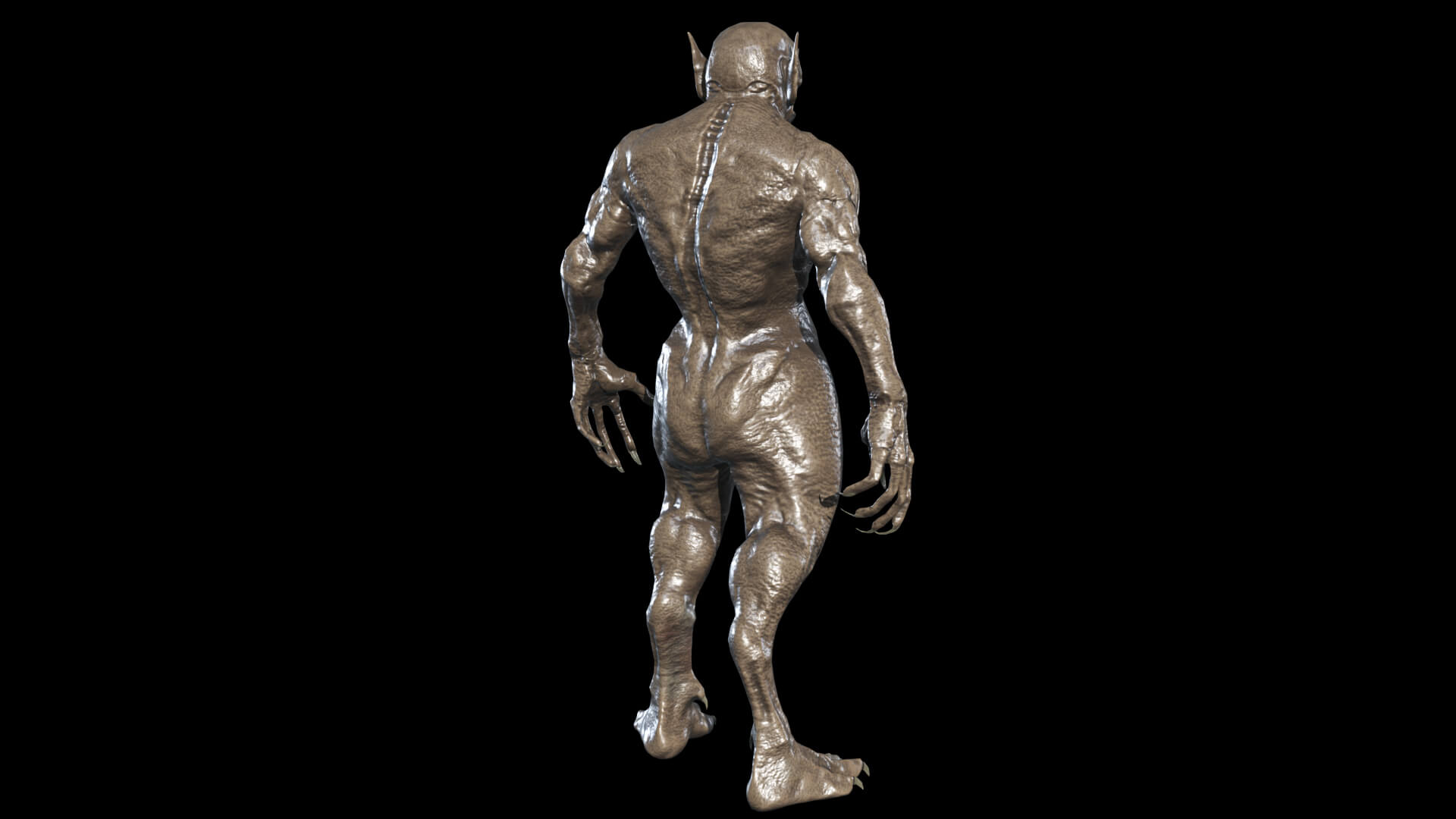 Necro Monster 2 - 3D Model by Phazan