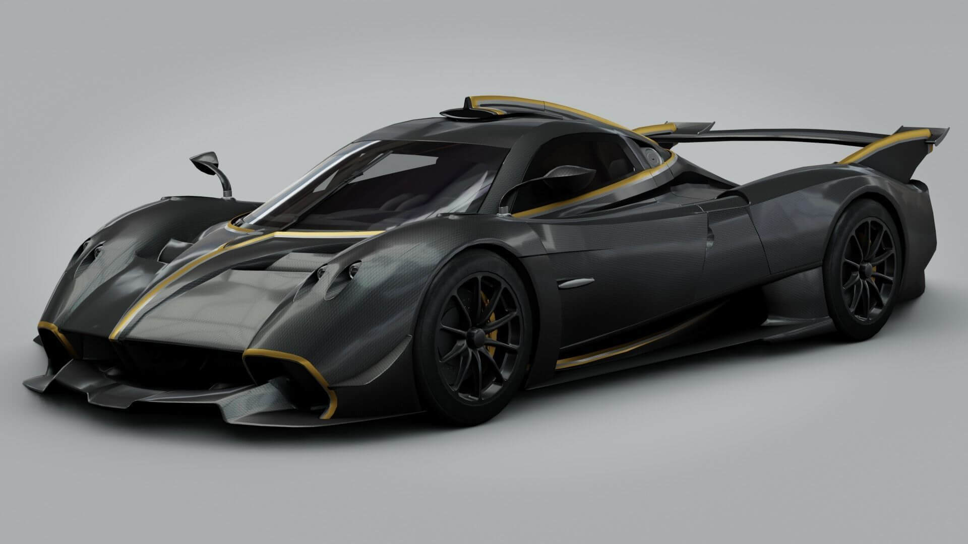 Pagani Huayra R - 3D Model by Phazan