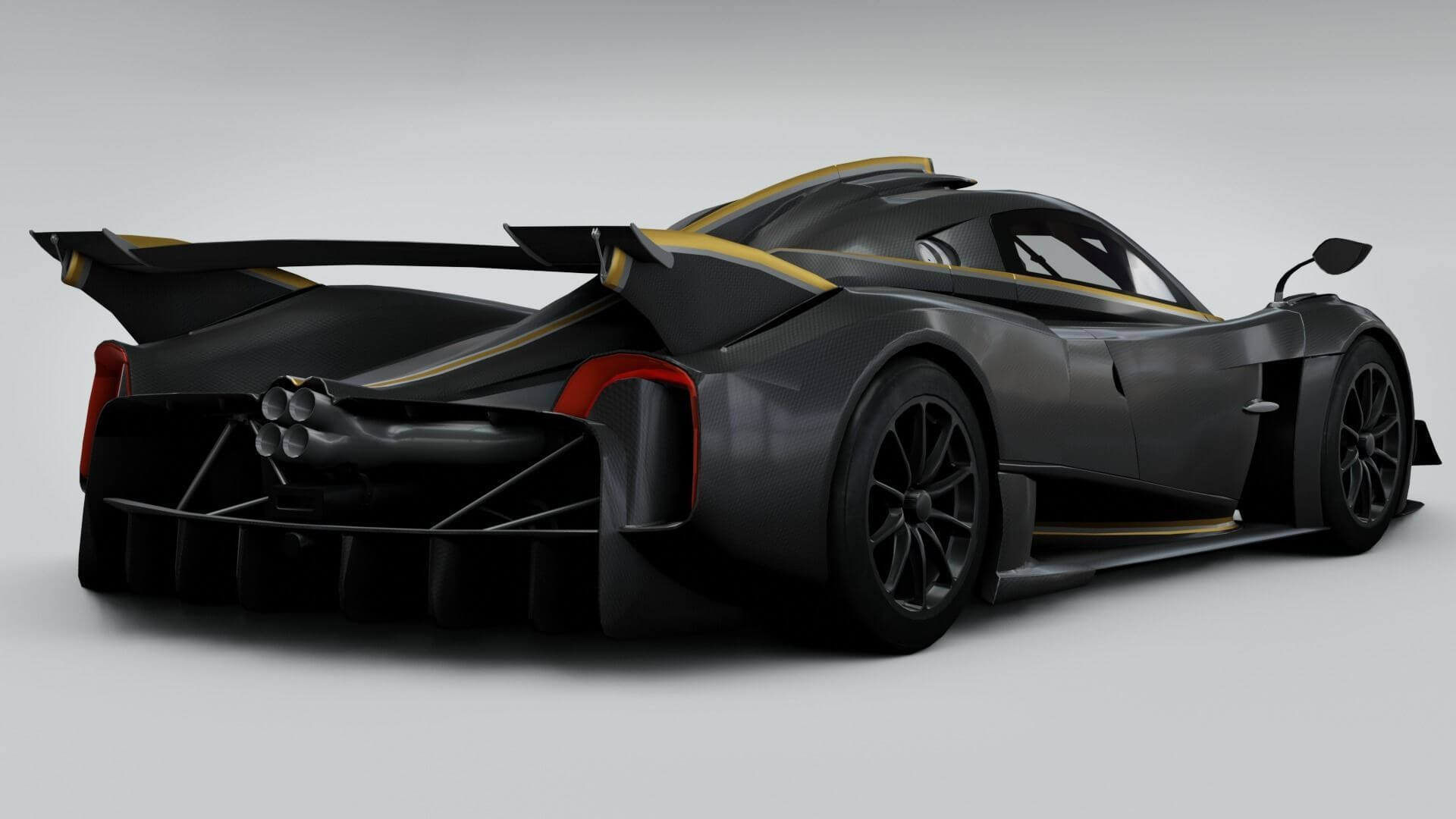 Pagani Huayra R - 3D Model by Phazan