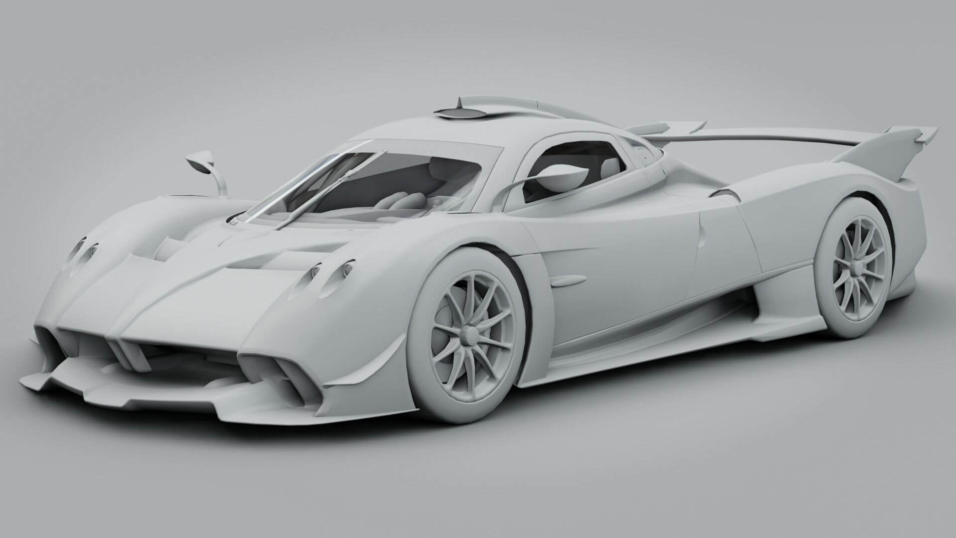 Pagani Huayra R - 3D Model by Phazan