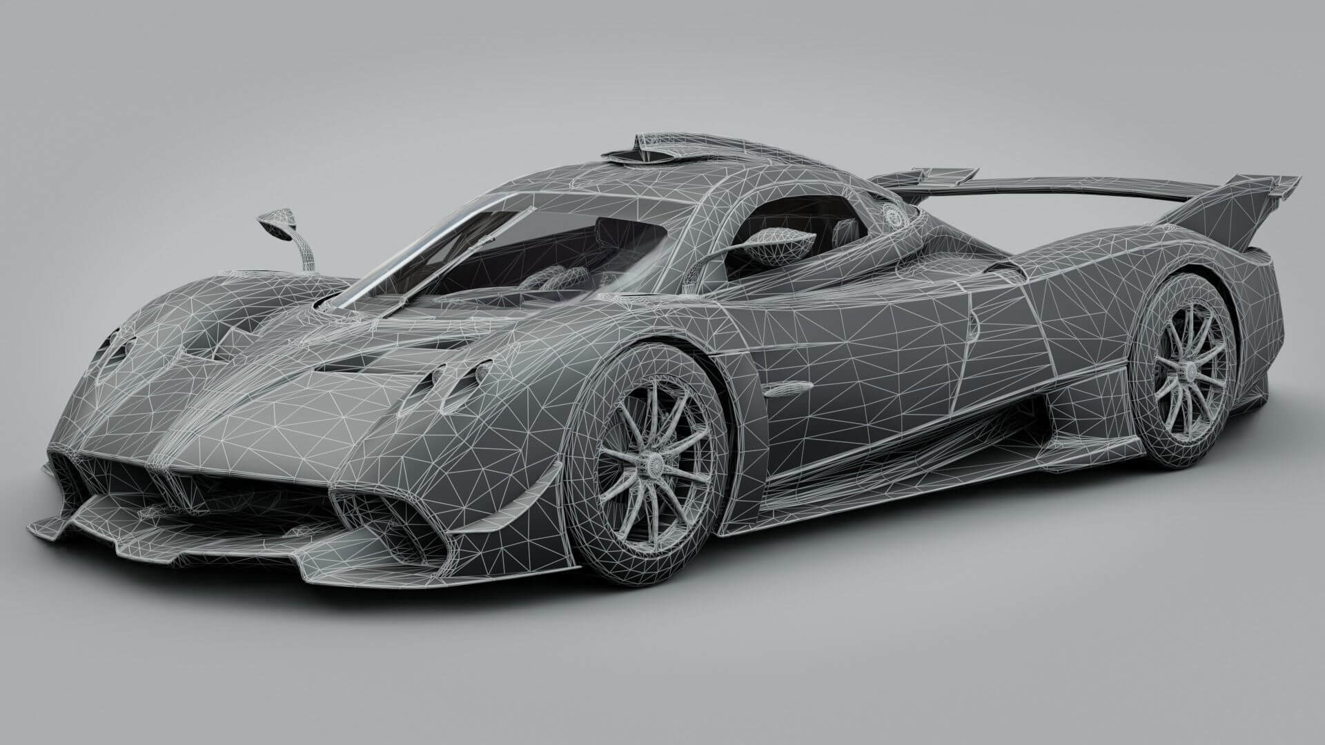 Pagani Huayra R - 3D Model by Phazan
