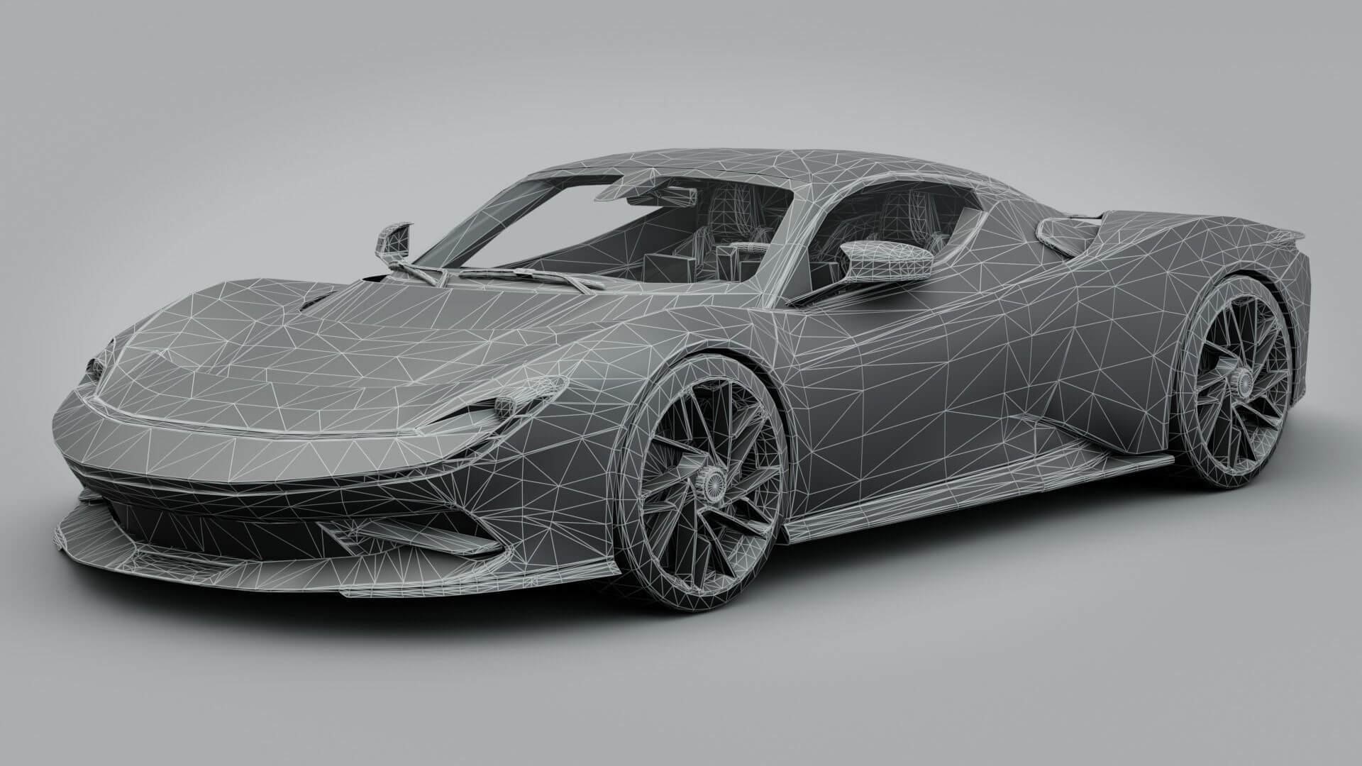 Pininfarina Battista - 3D Model by Phazan