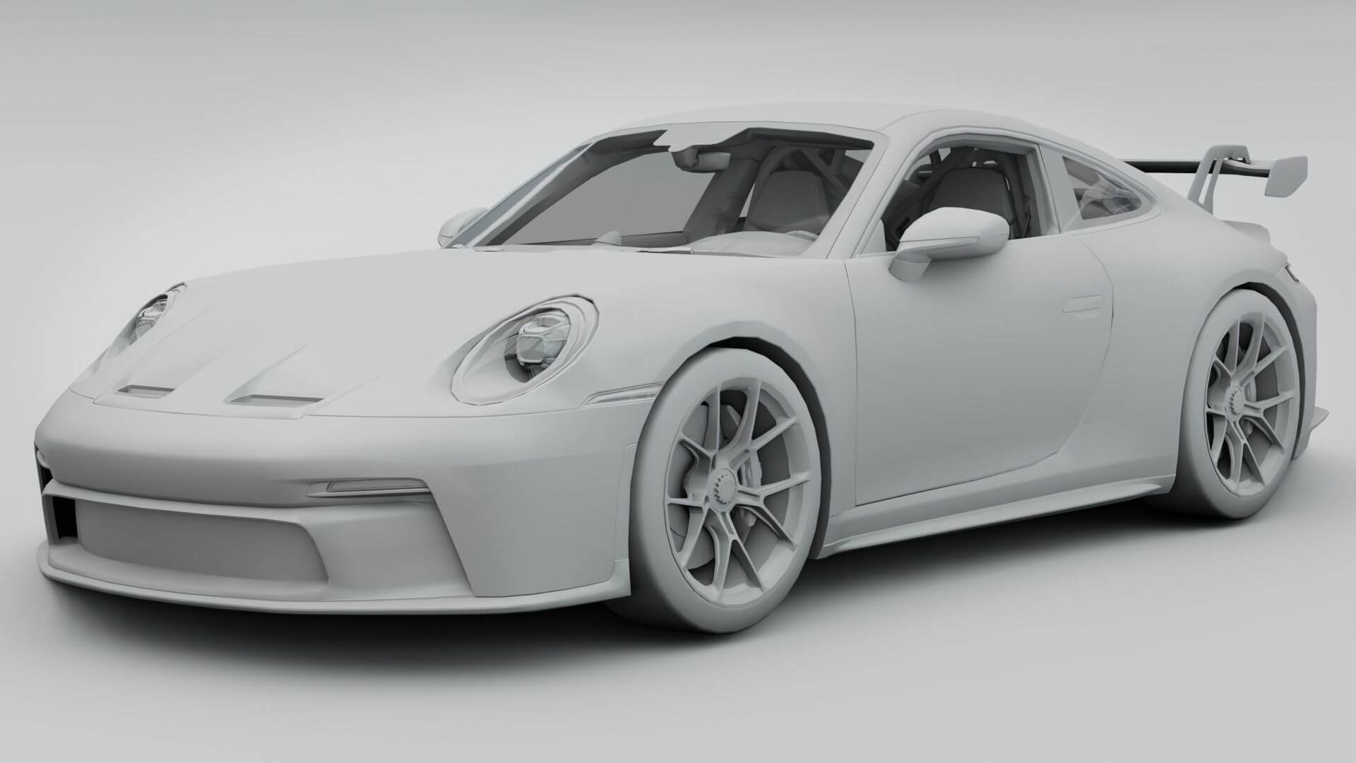 Porsche 911 GT3 992 - 3D Model by Phazan