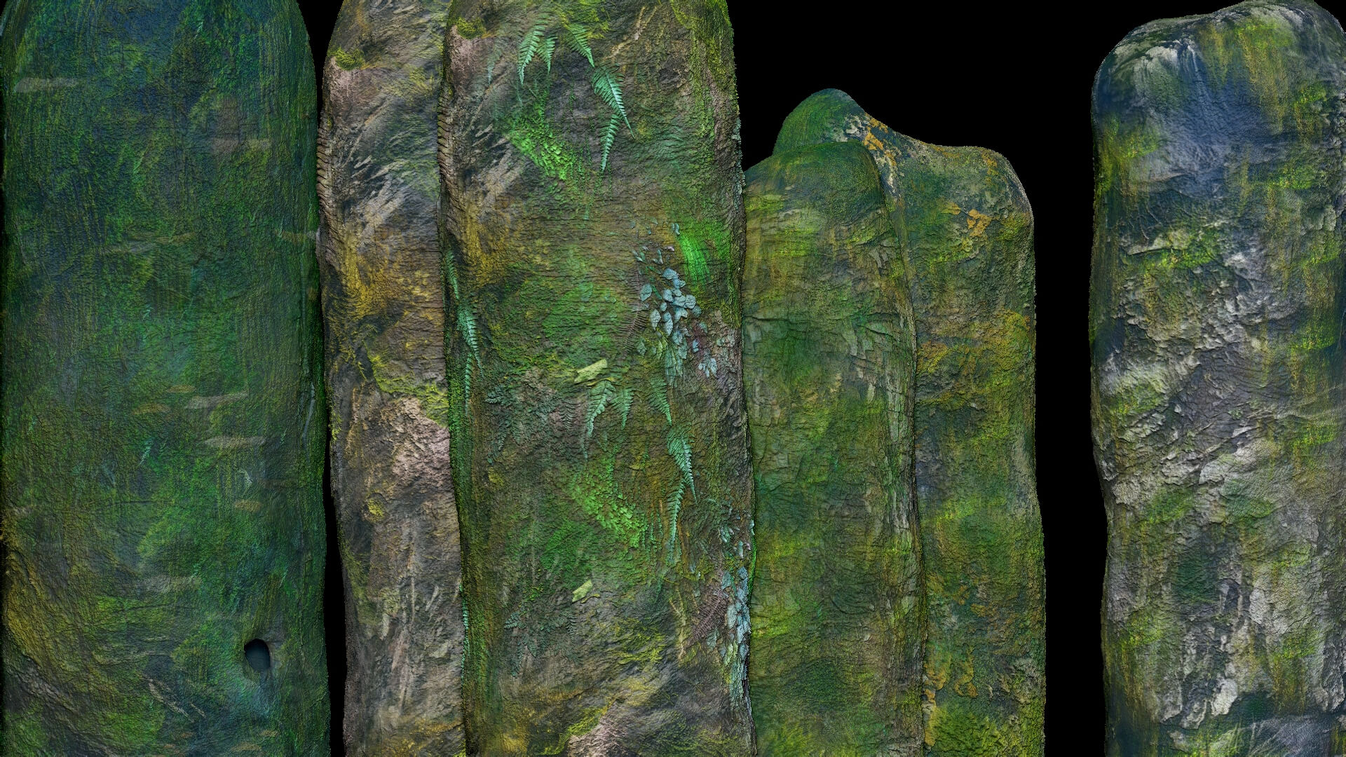 5 Rock Cliff V9 - 3D Model by Phile Rain
