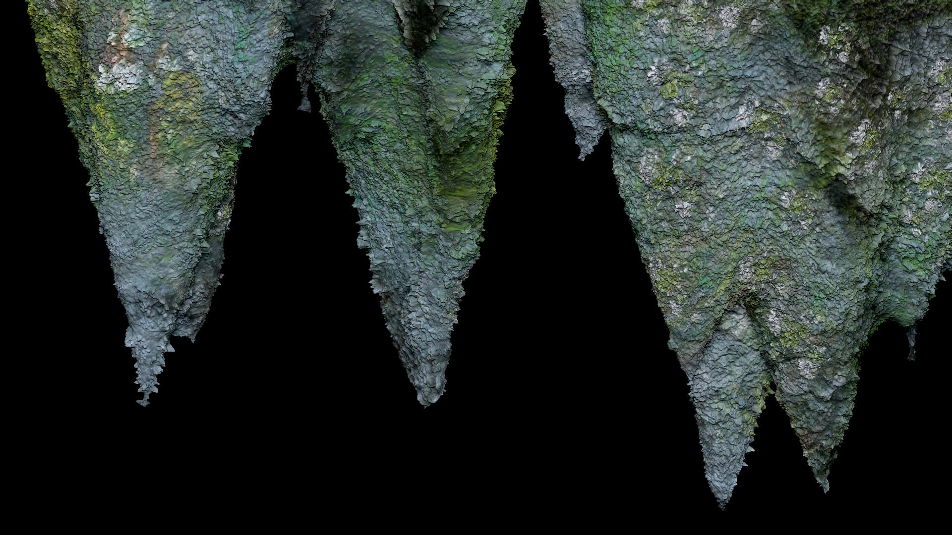 Natural Stone Is Actually Mossy Floating Island V1 - 3D Model by Phile Rain