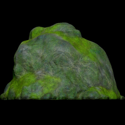 Natural Stone Is Actually Mossy Rock V6 - 3D Model by Phile Rain