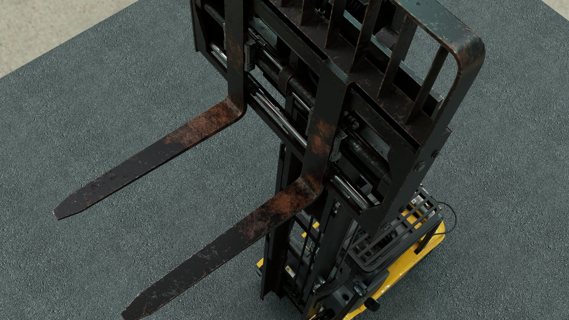 Forklift Truck - 3D Model by PhilRiveraMedia