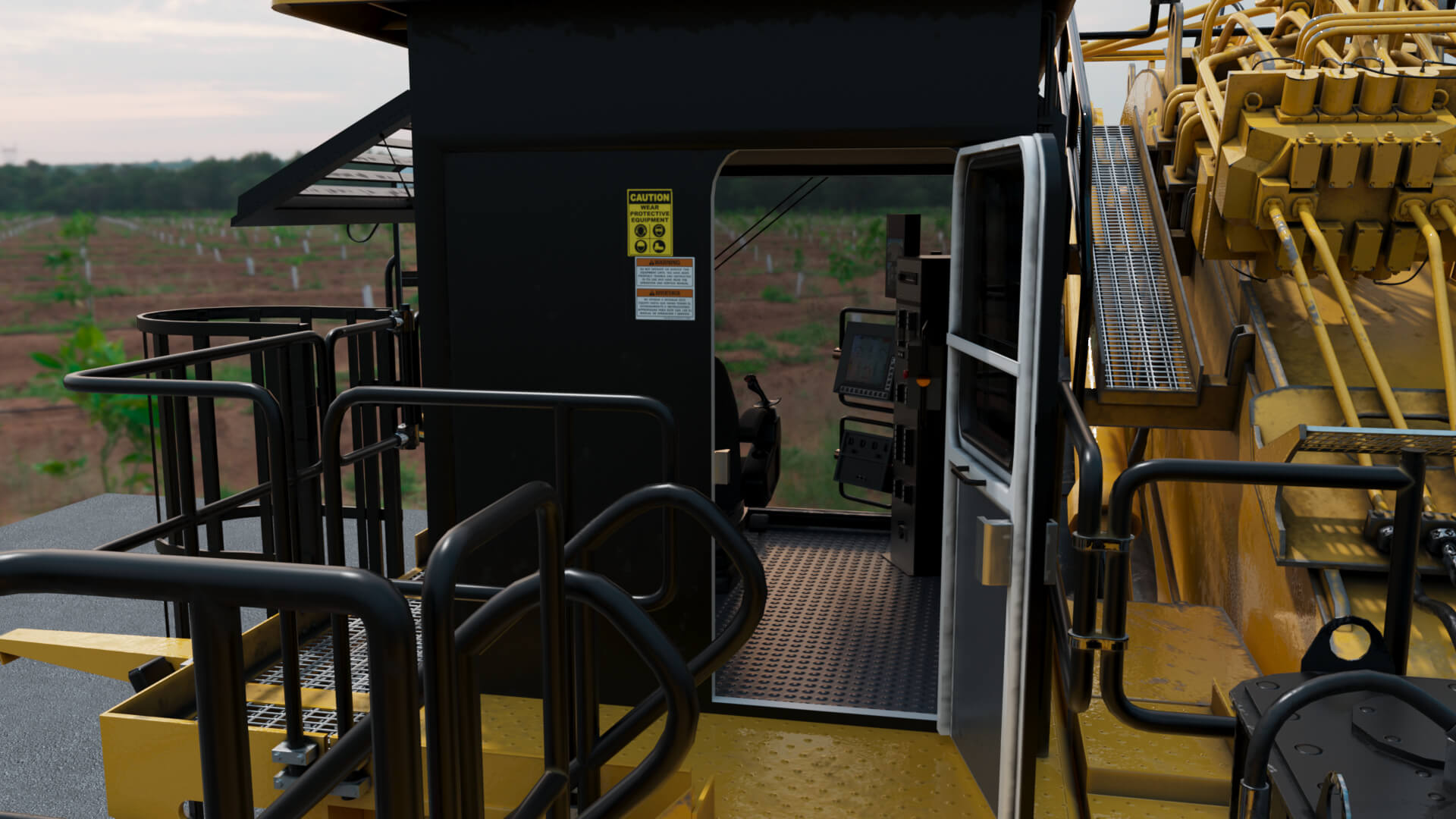 Hydraulic Mining Shovel - 3D Model by PhilRiveraMedia