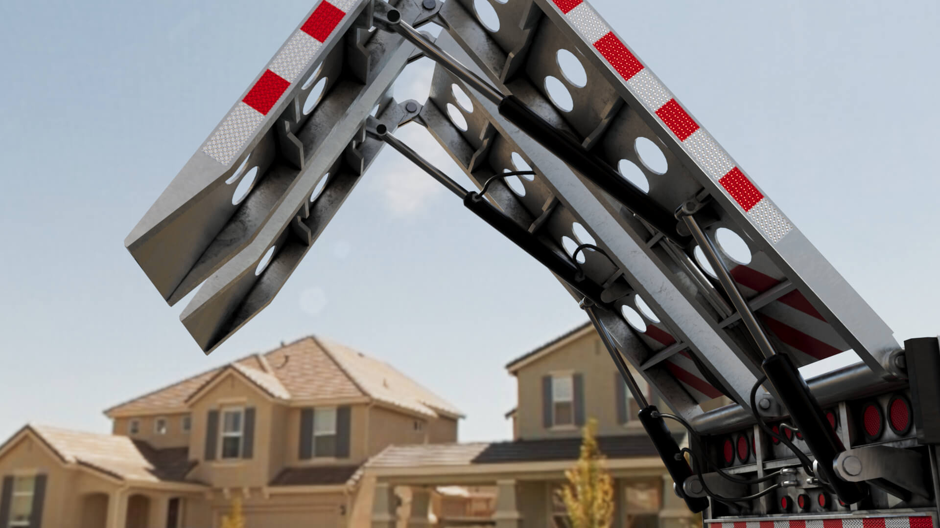 Truck with Step Deck Trailer - 3D Model by PhilRiveraMedia