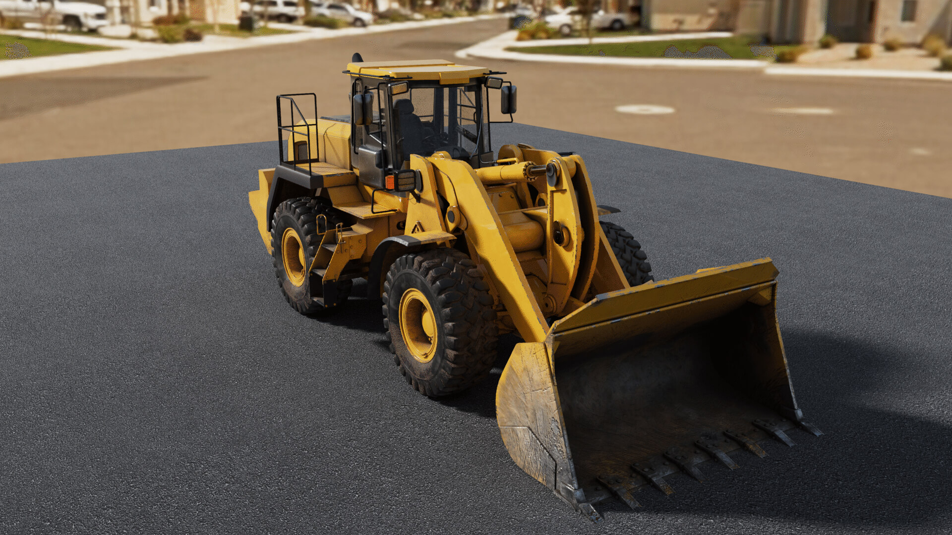 Wheel Loader - 3D Model by PhilRiveraMedia