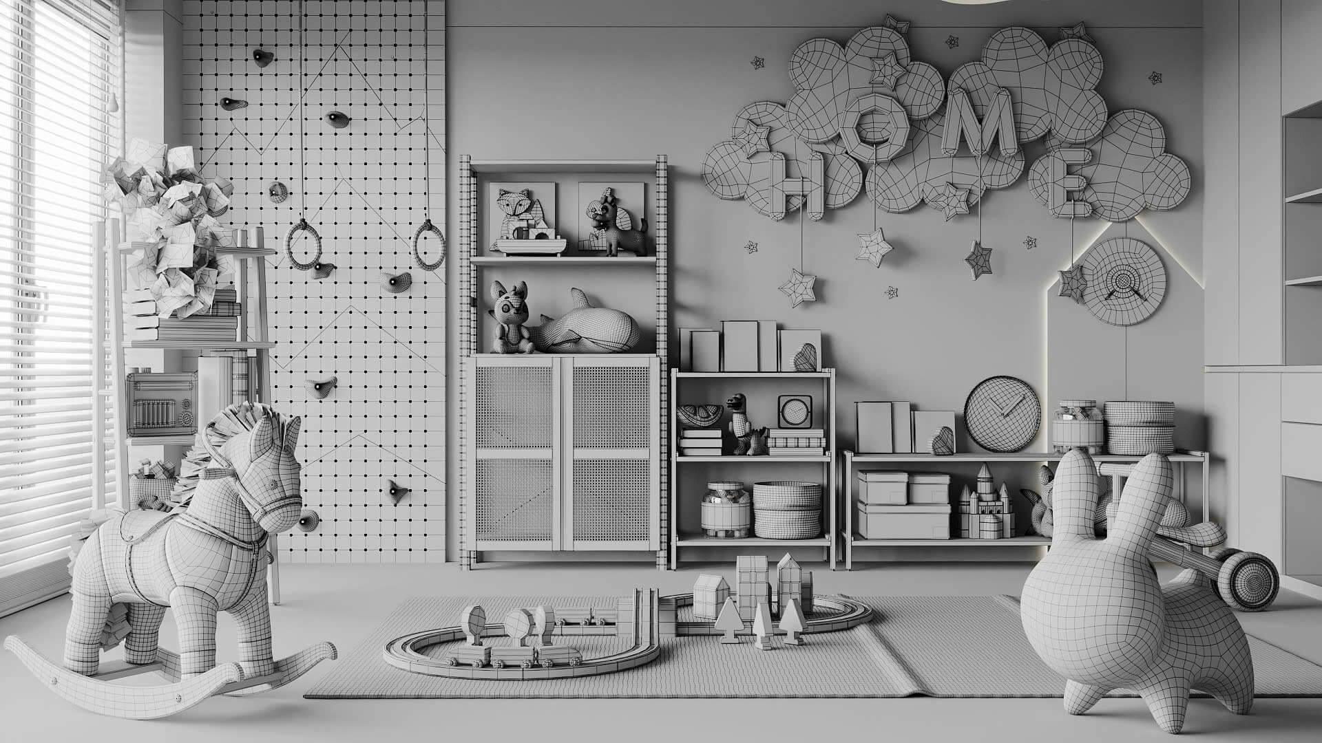 Children's Room Design 03 for Blender - 3D Model by PHIUnreal