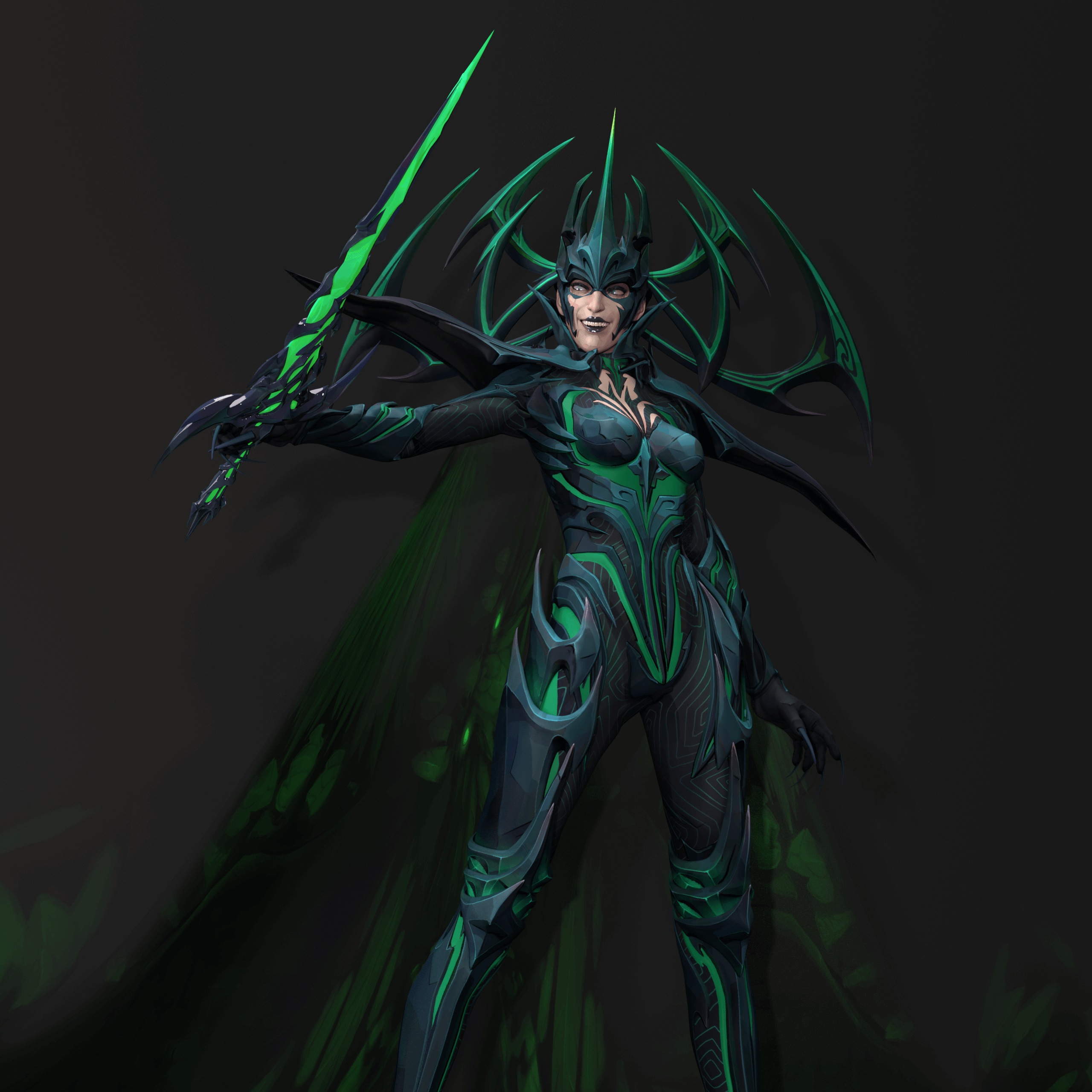 Marvel Rivals - Hela G8F 3D Render by PhysX 3D Assets