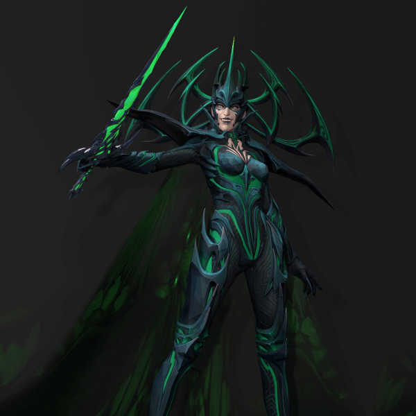 Marvel Rivals - Hela WIP 3D Render by PhysX 3D Assets
