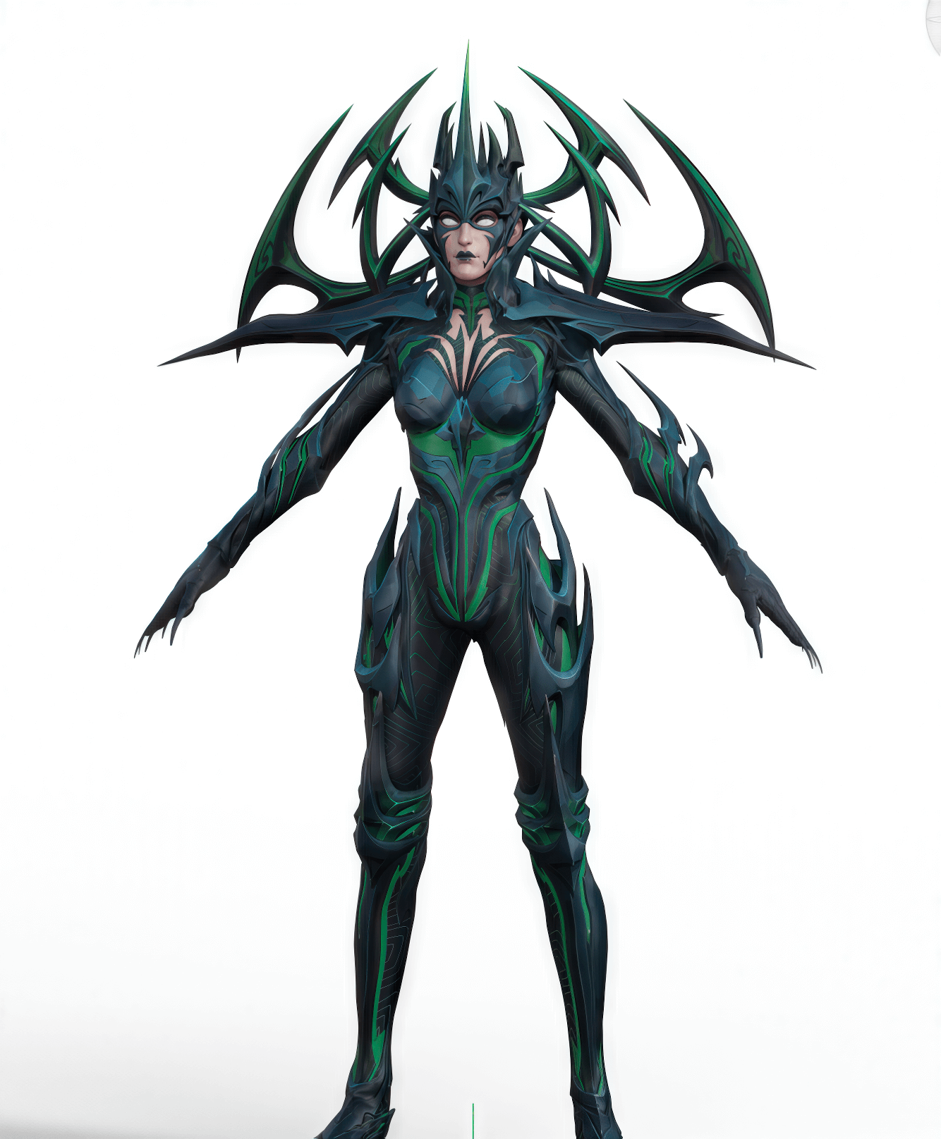 Marvel Rivals - Hela WIP 3D Render by PhysX 3D Assets