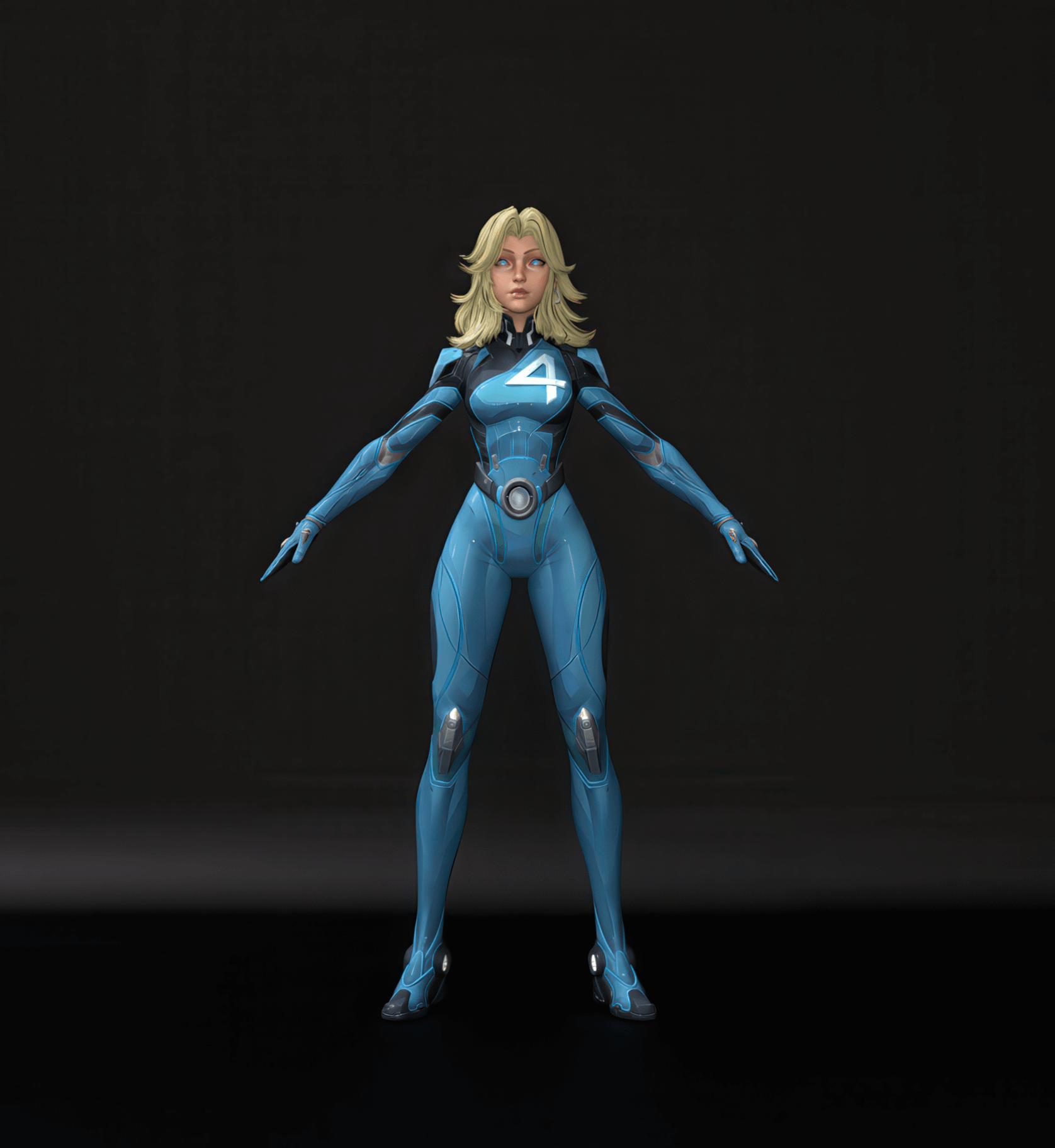 Marvel Rivals - Invisible Woman Update 3D Render