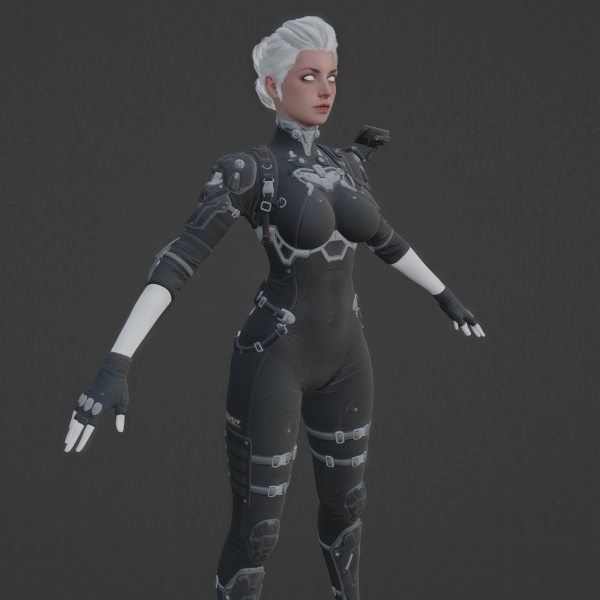 The First Descendant - Ines 3D Render by PhysX 3D Assets