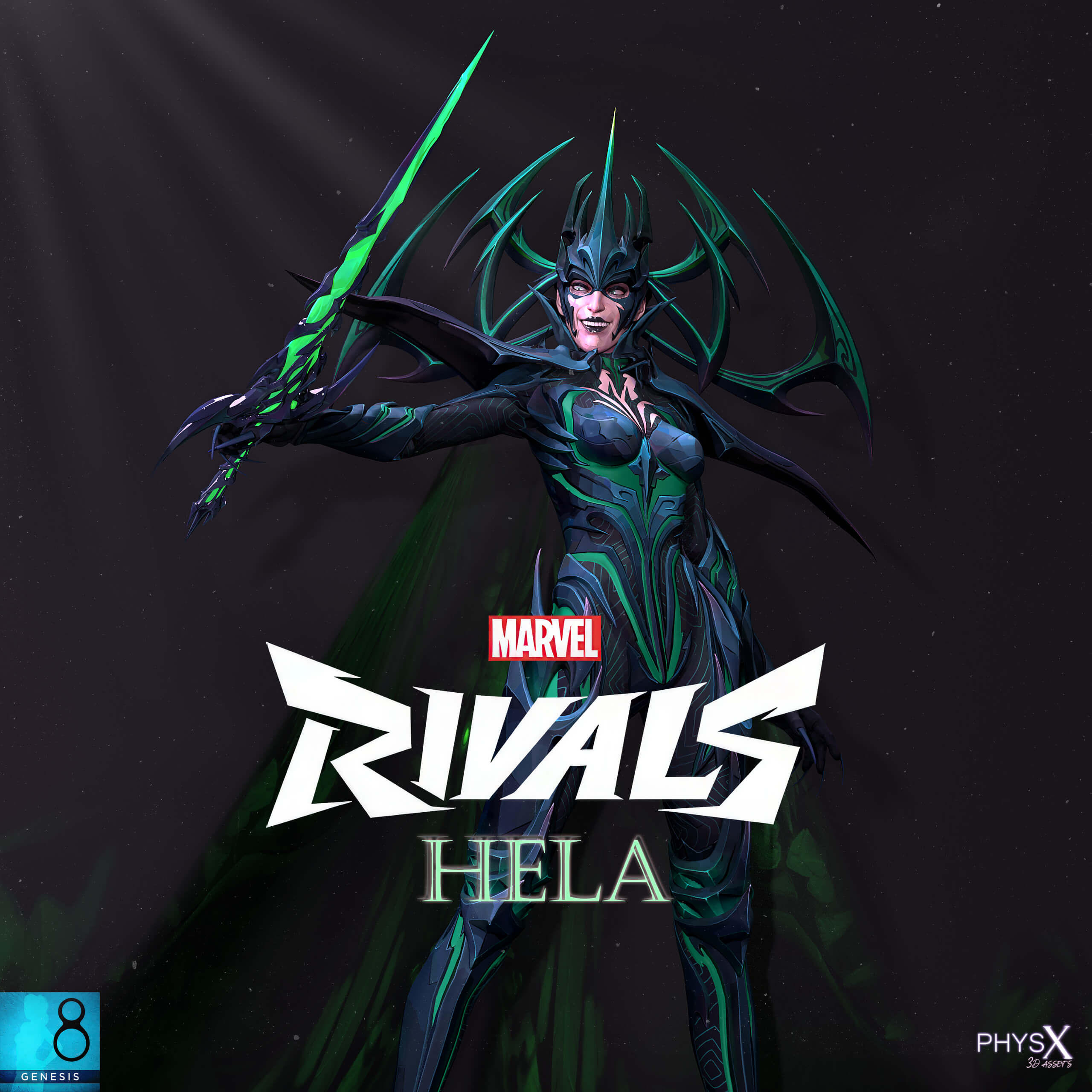 Marvel Rivals - Hela G8F Daz Content by PhysX 3D Assets