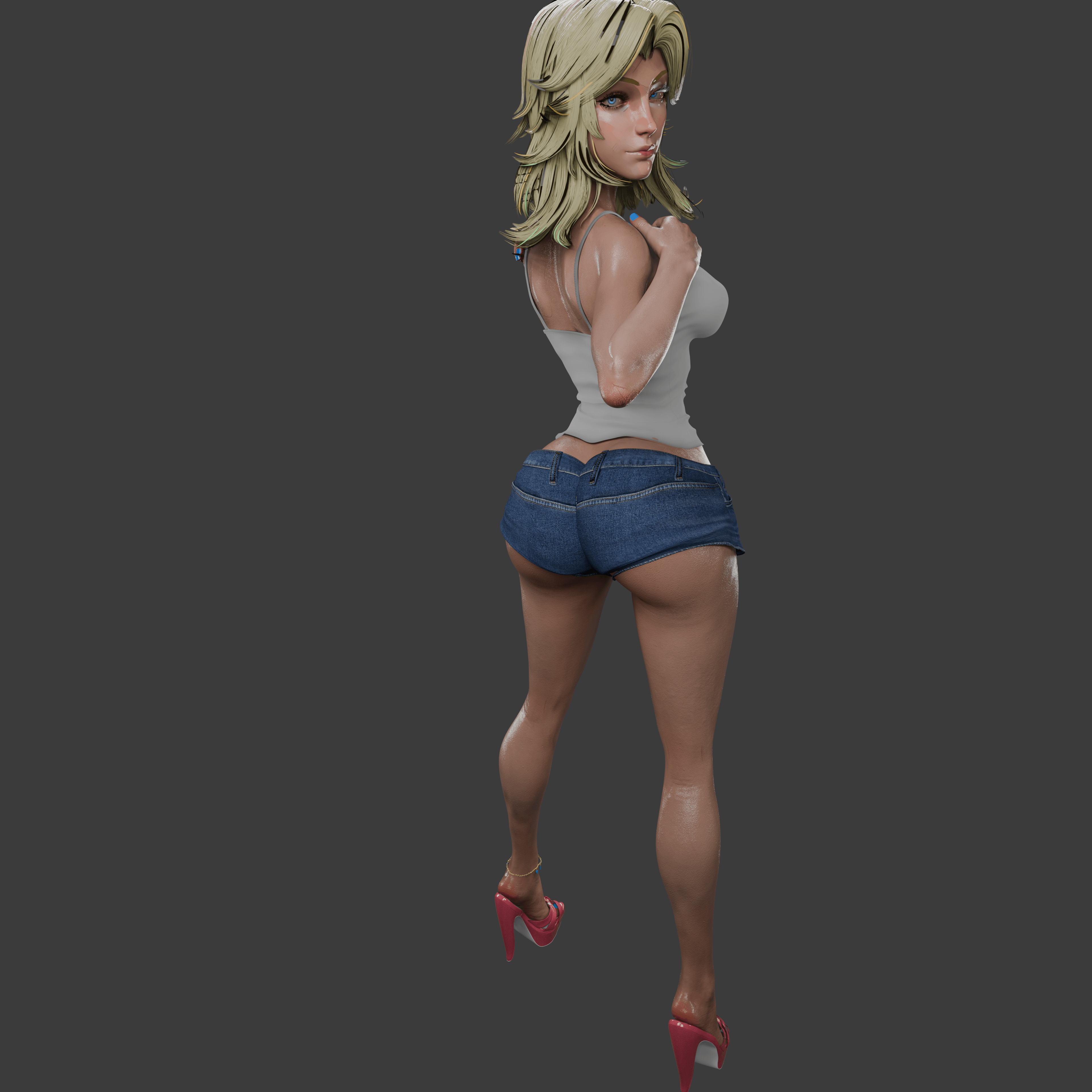 Marvel Rivals - Invisible Woman G8F Daz Content by PhysX 3D Assets