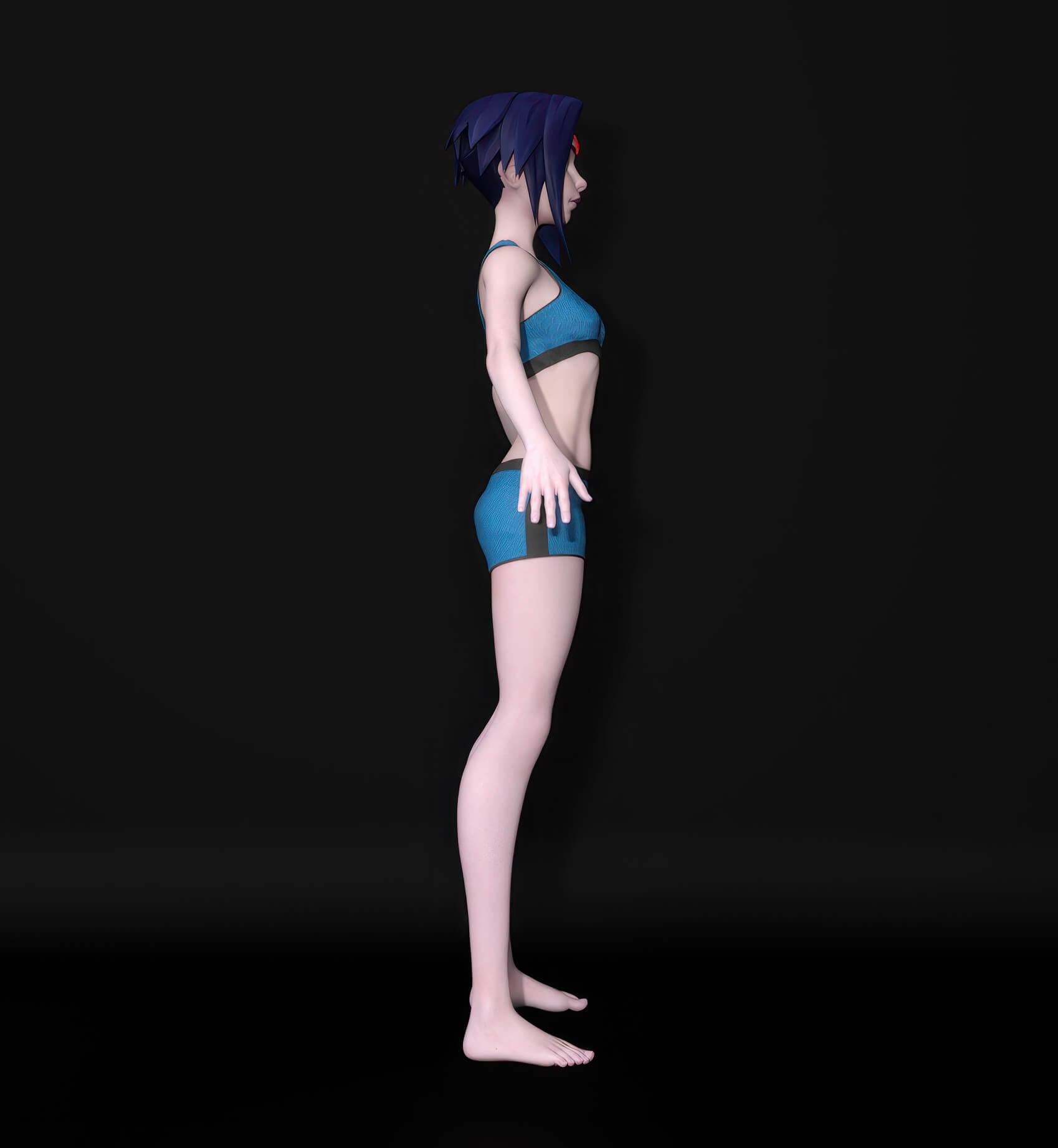 Multiversus - Raven G8F Daz Content by PhysX 3D Assets