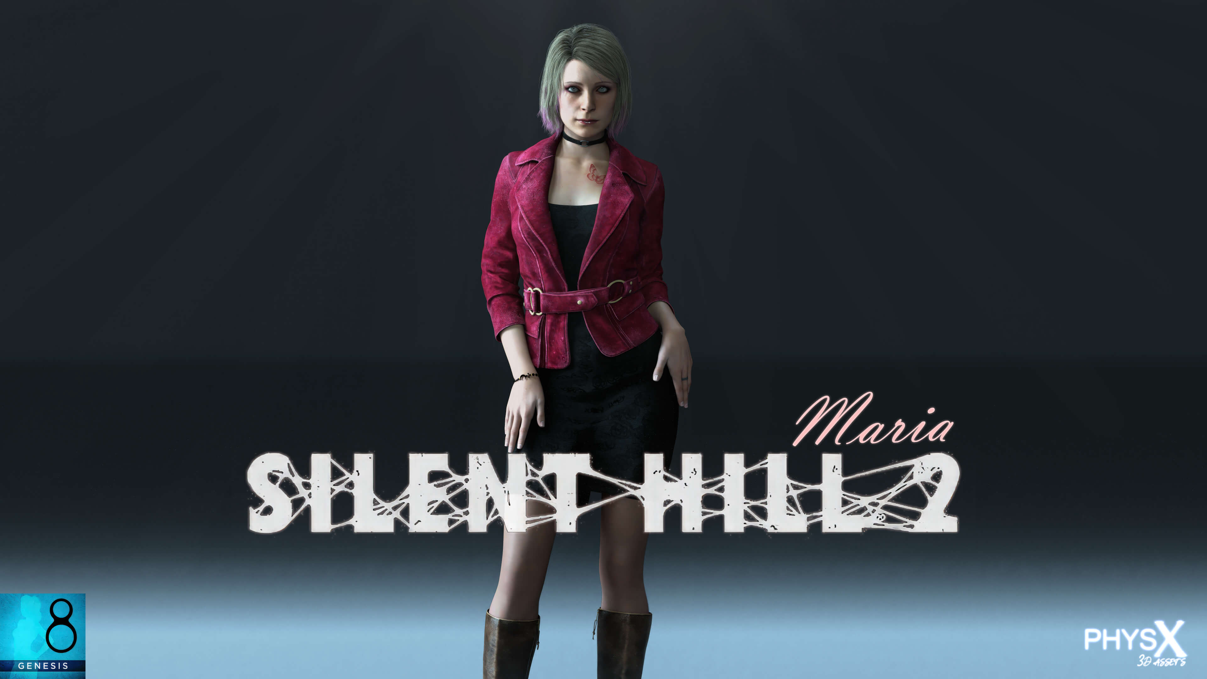 Silent Hill 2 Remake - Maria G8F 3D Model by PhysX 3D Assets