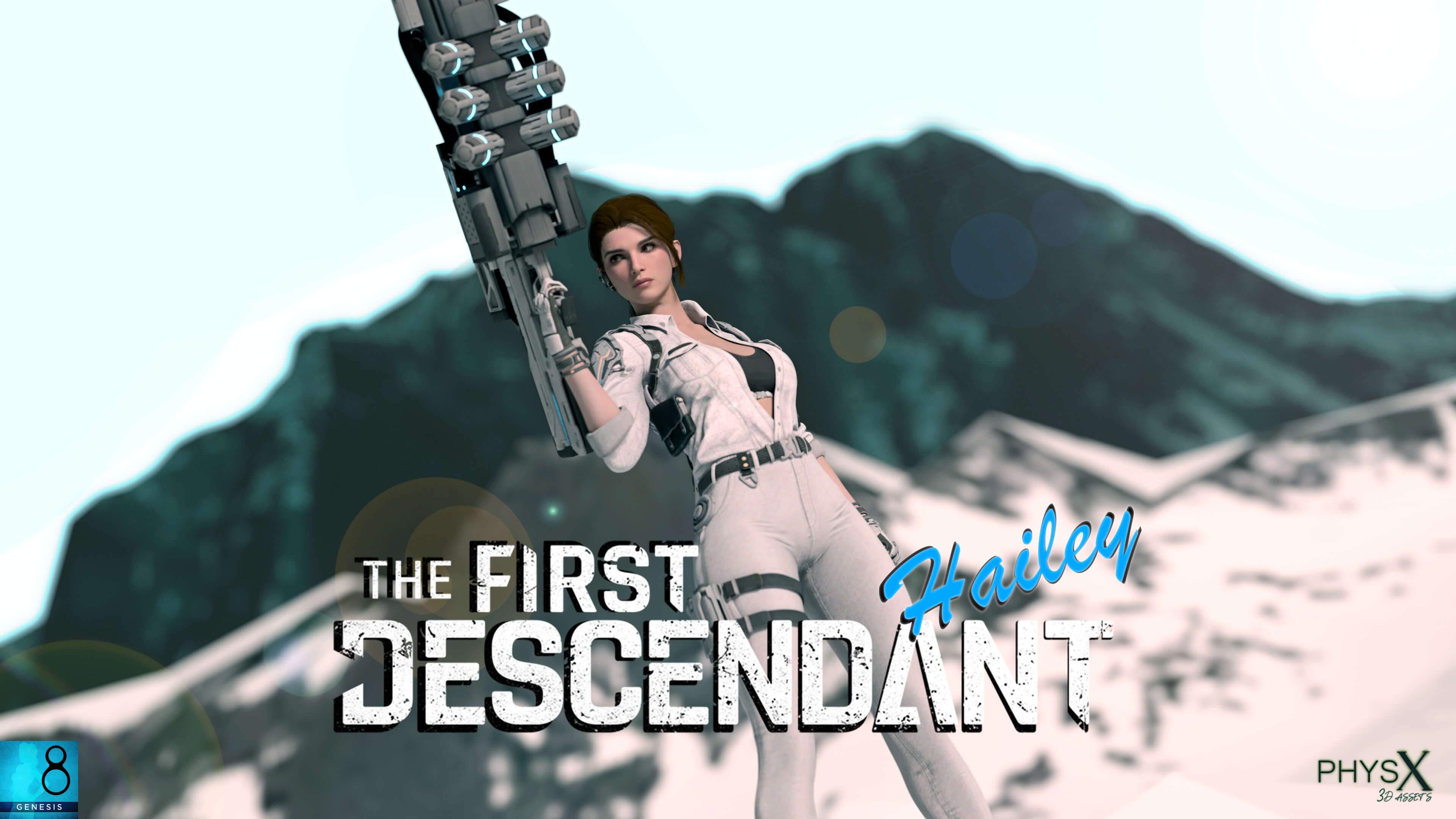 The First Descendant - Hailey Scott G8F Daz Content by PhysX 3D Assets