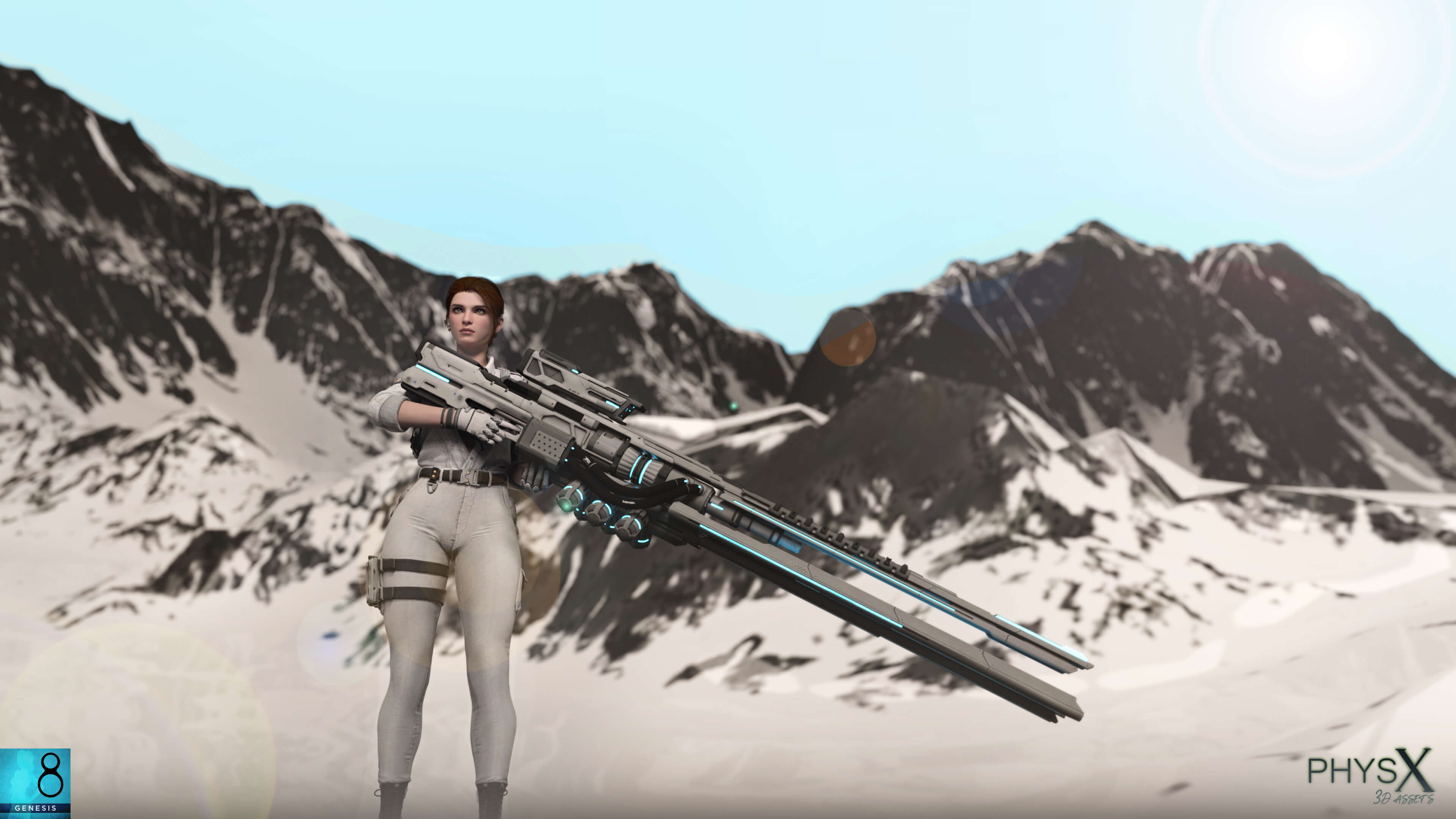 The First Descendant - Hailey Scott G8F Daz Content by PhysX 3D Assets