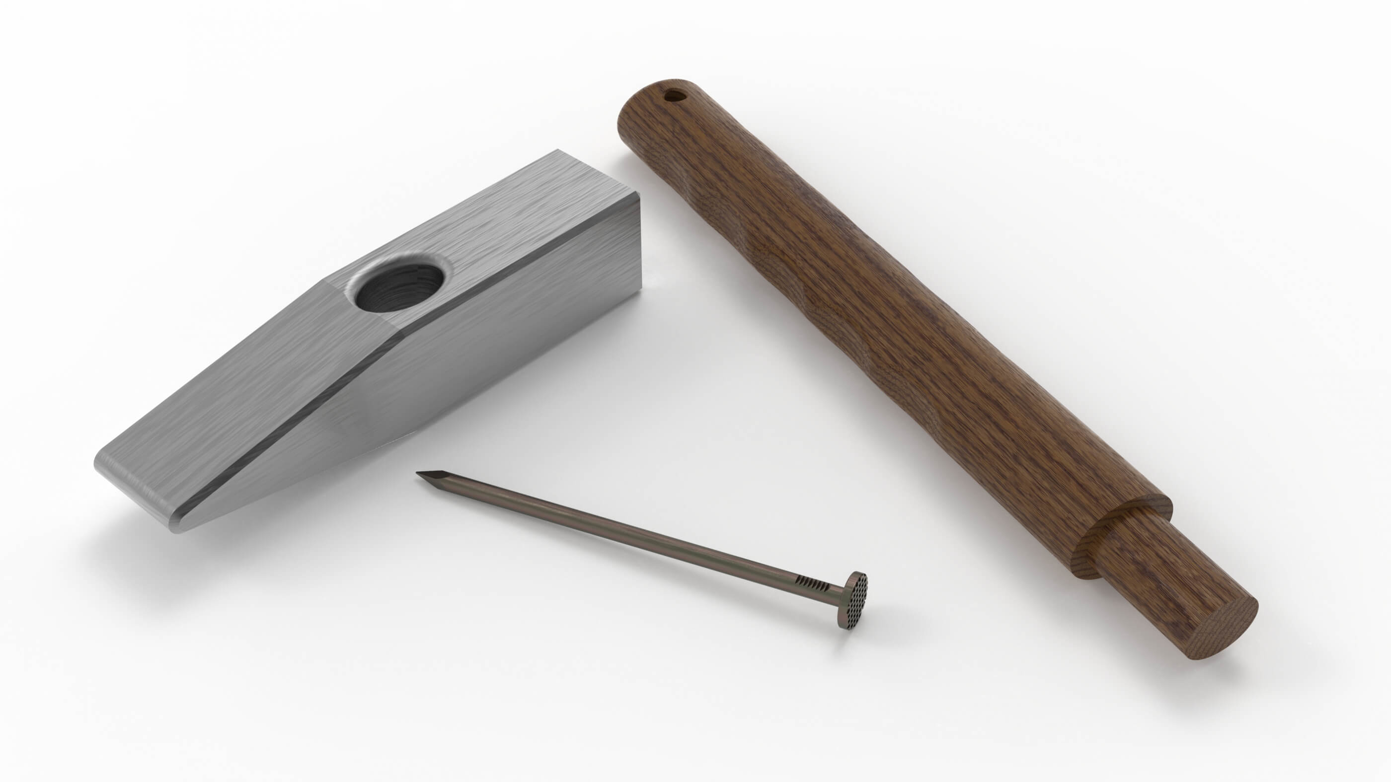 Blacksmith Hammer 4K - 3D Model by Pictorer