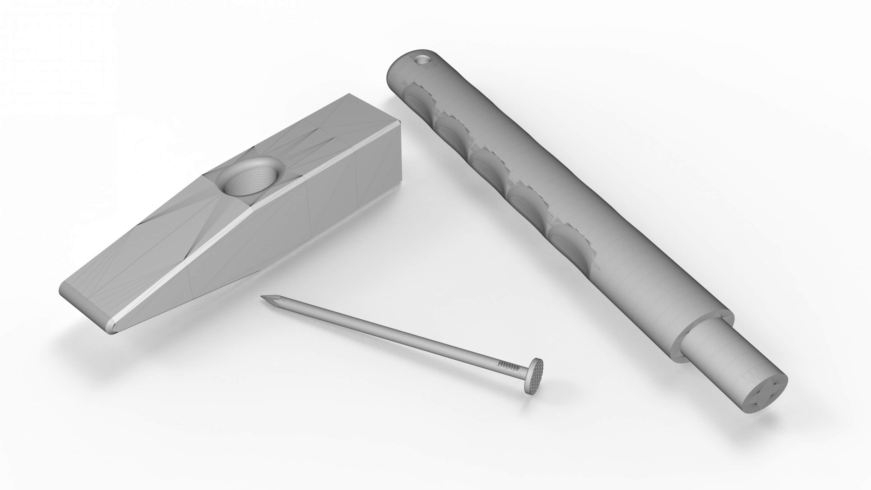 Blacksmith Hammer 4K - 3D Model by Pictorer