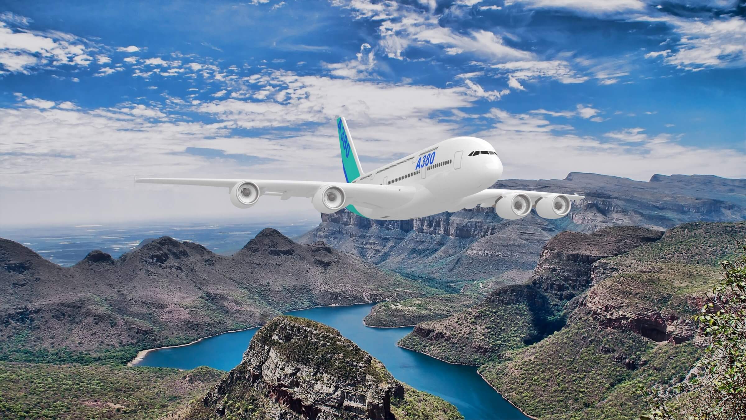 Airbus A380 4K - 3D Model by Pictorer