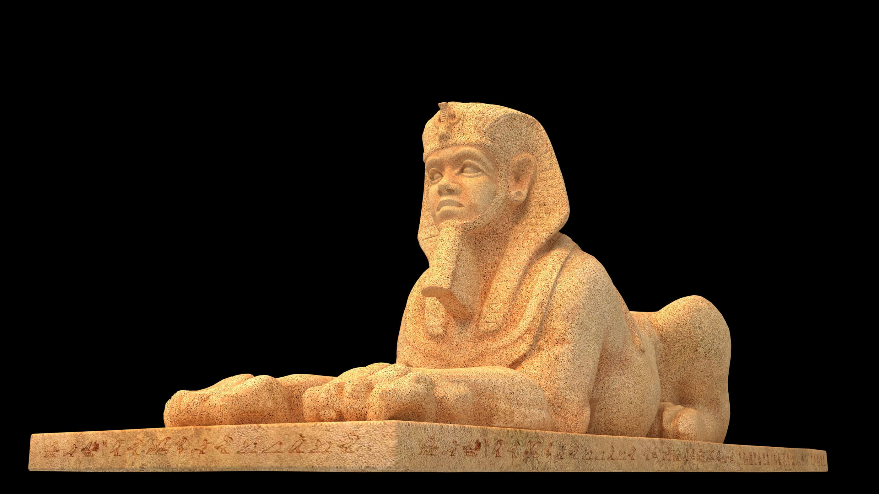 Ancient Egyptian Sphinx 4K - 3D Model by Pictorer