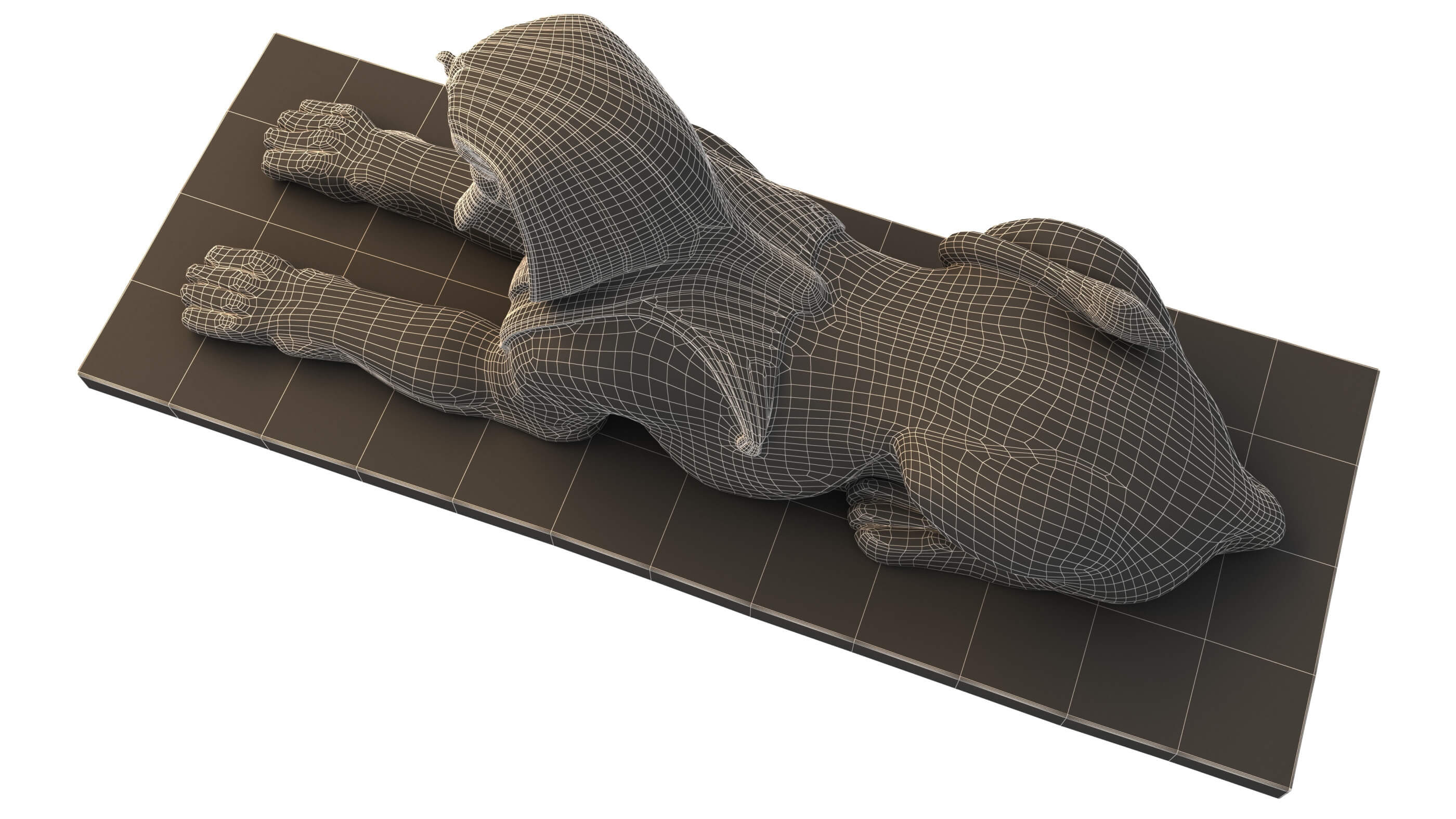 Ancient Egyptian Sphinx 4K - 3D Model by Pictorer