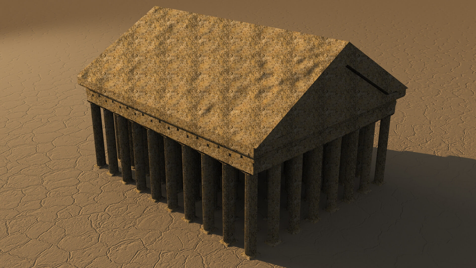 Ancient Structure - 3D Model by Pictorer