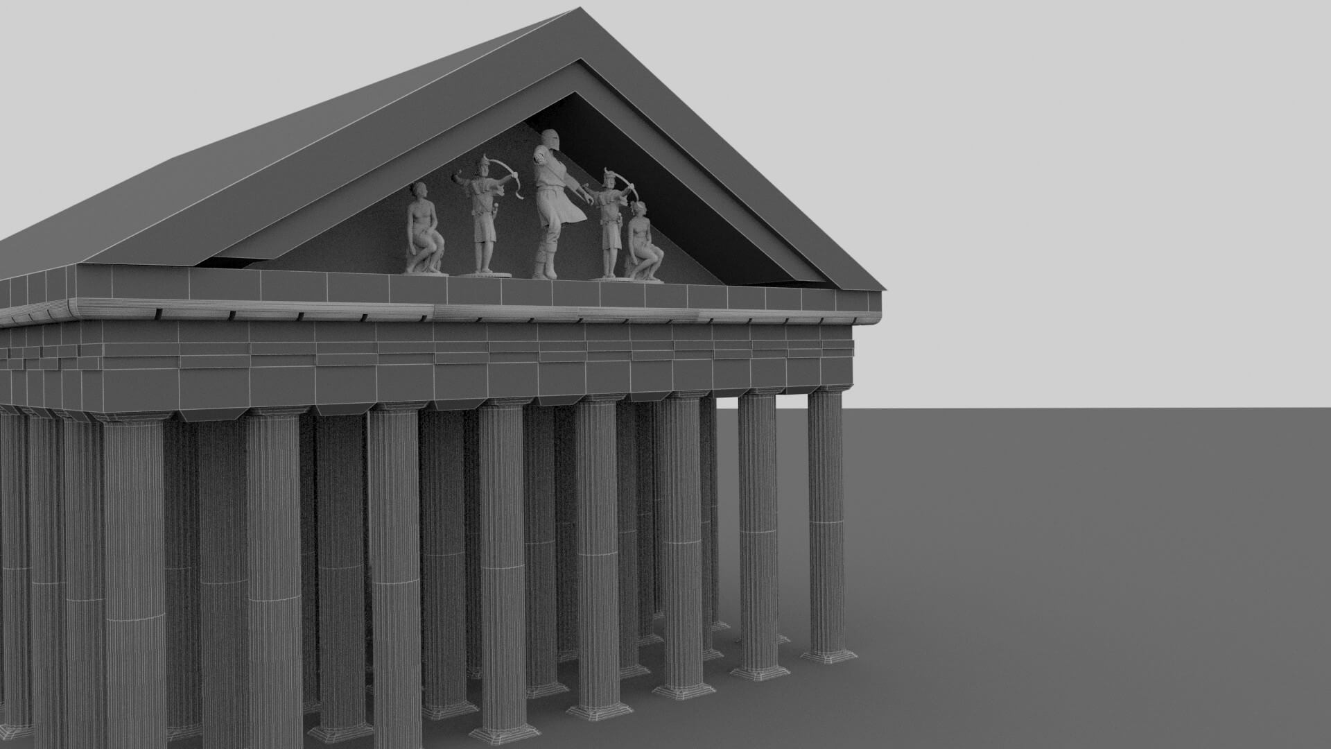Ancient Structure - 3D Model by Pictorer