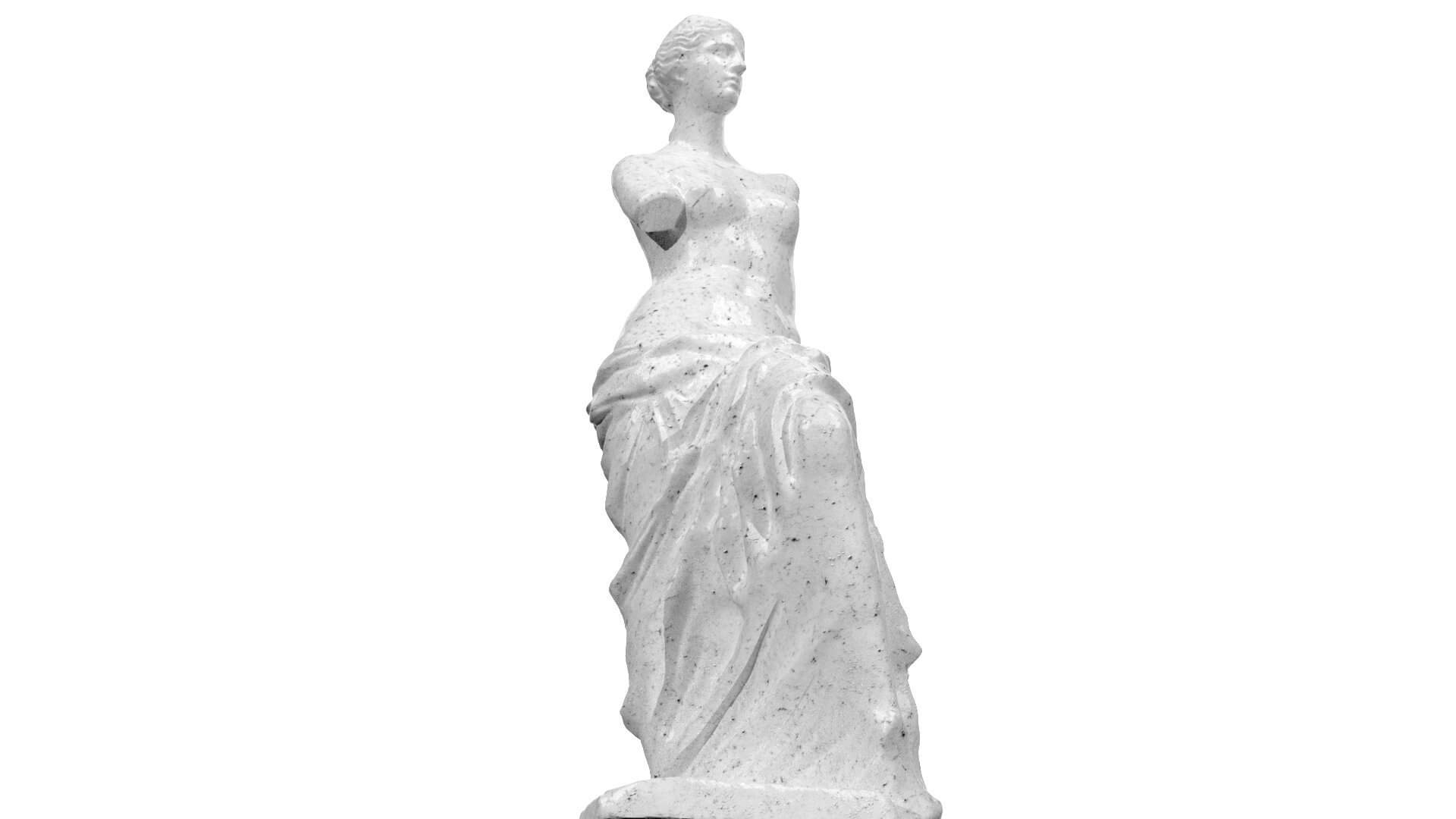 Aphrodite Statue - 3D Model by Pictorer