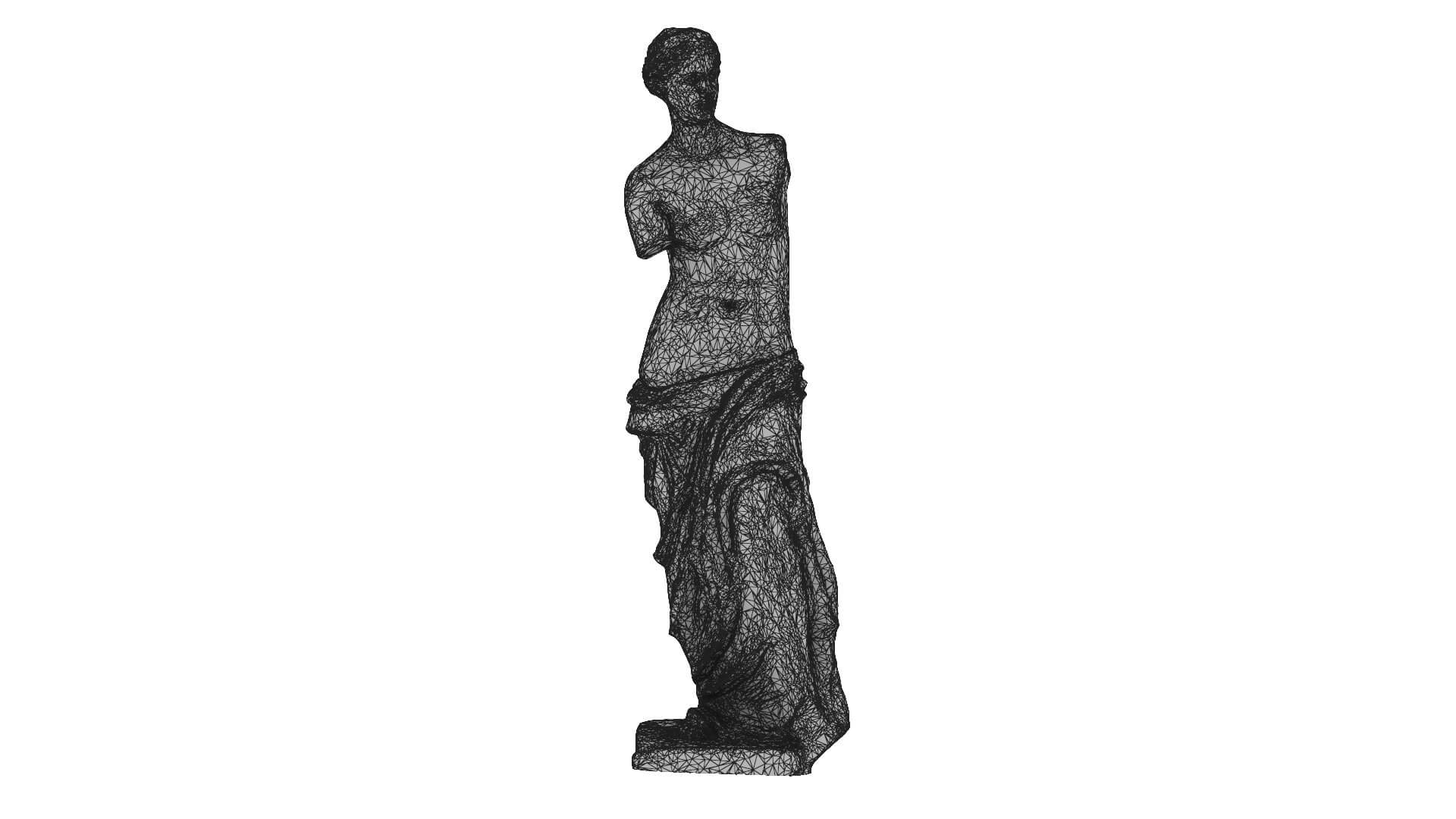 Aphrodite Statue - 3D Model by Pictorer
