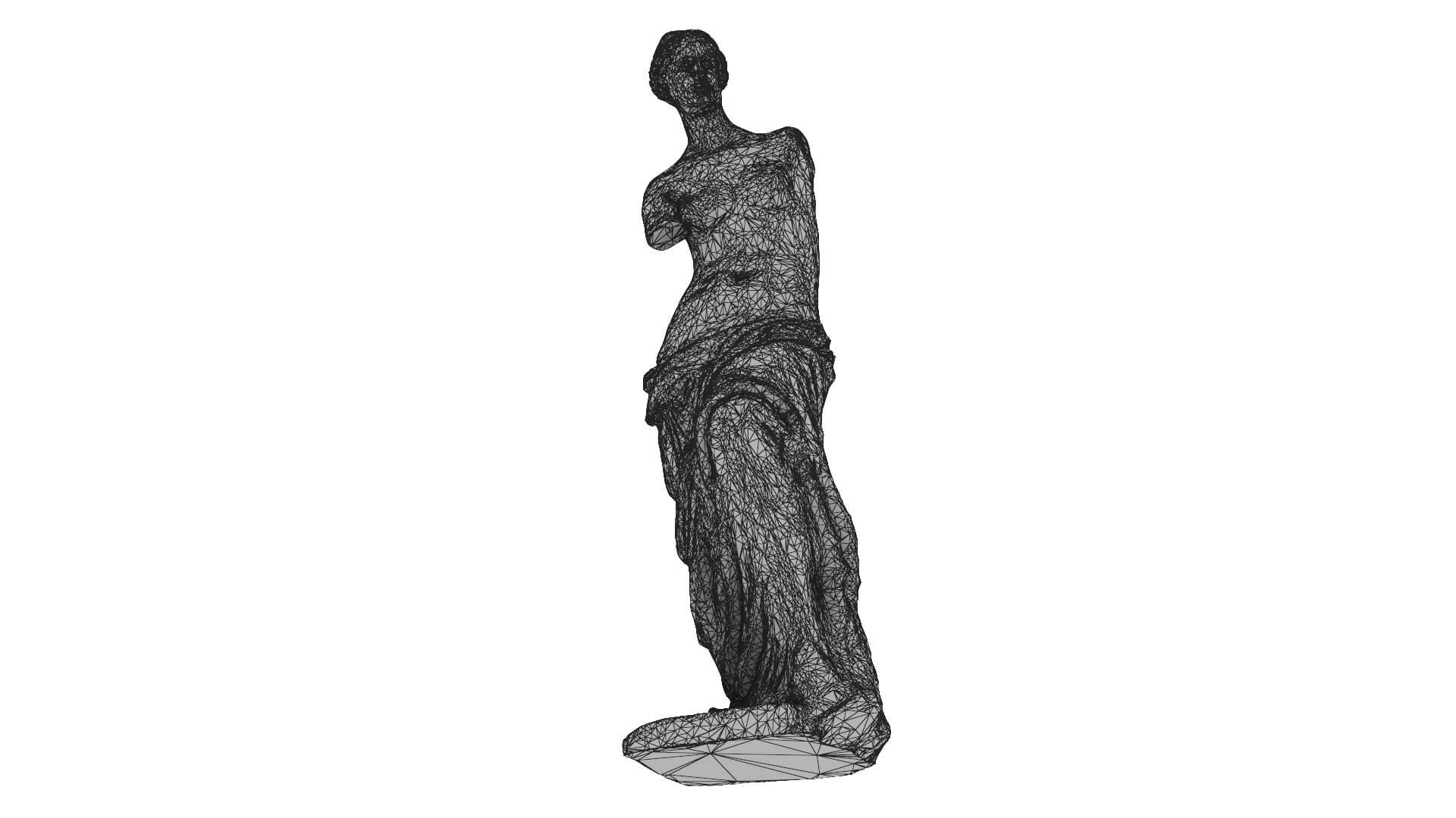 Aphrodite Statue - 3D Model by Pictorer