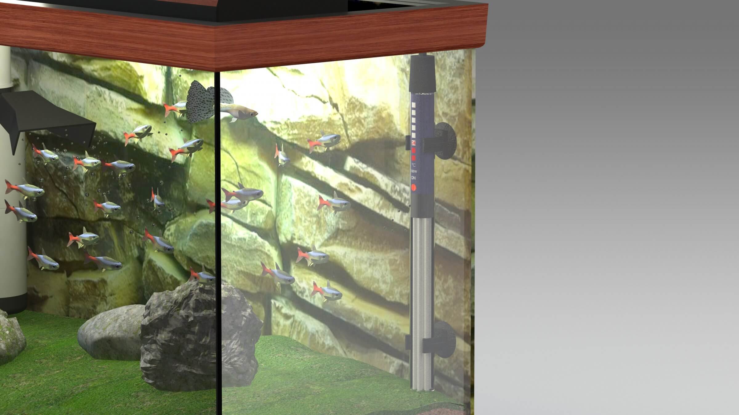 Tropical Aquarium 4K - 3D Model by Pictorer