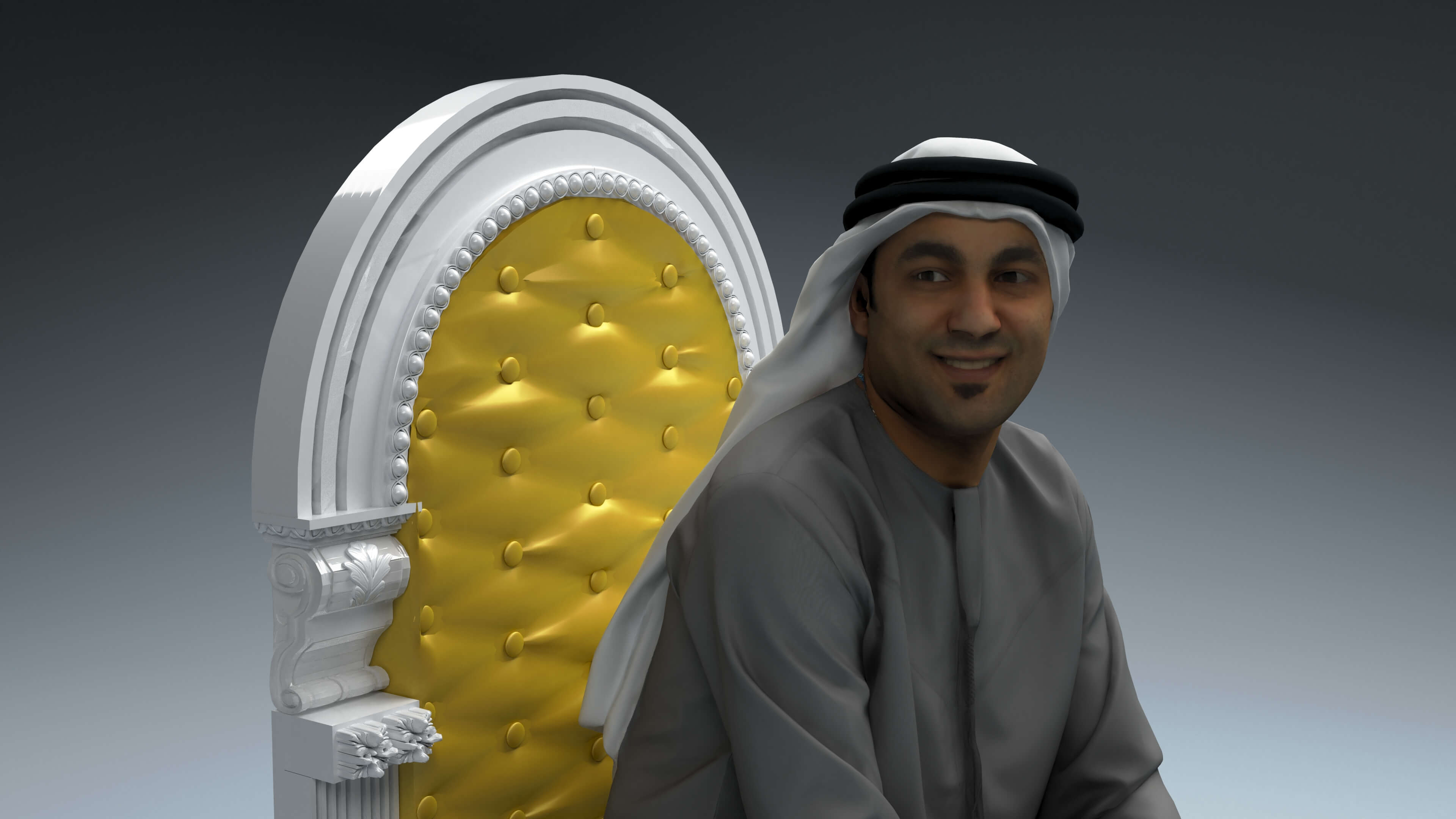 Arap Sultan 2 - 4K 3D Model by Pictorer