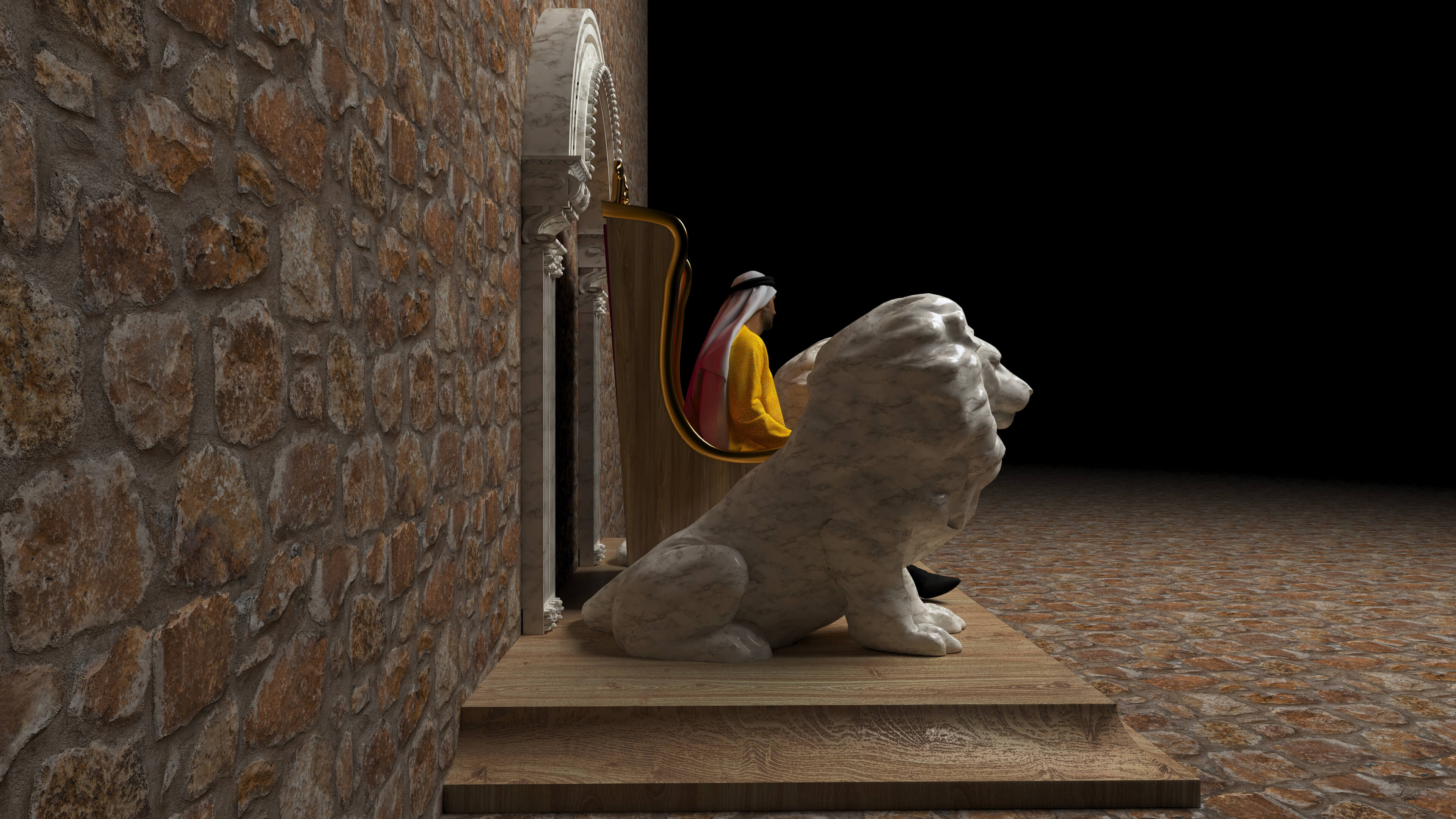 Arap Sultan 3 - 4K 3D Model by Pictorer