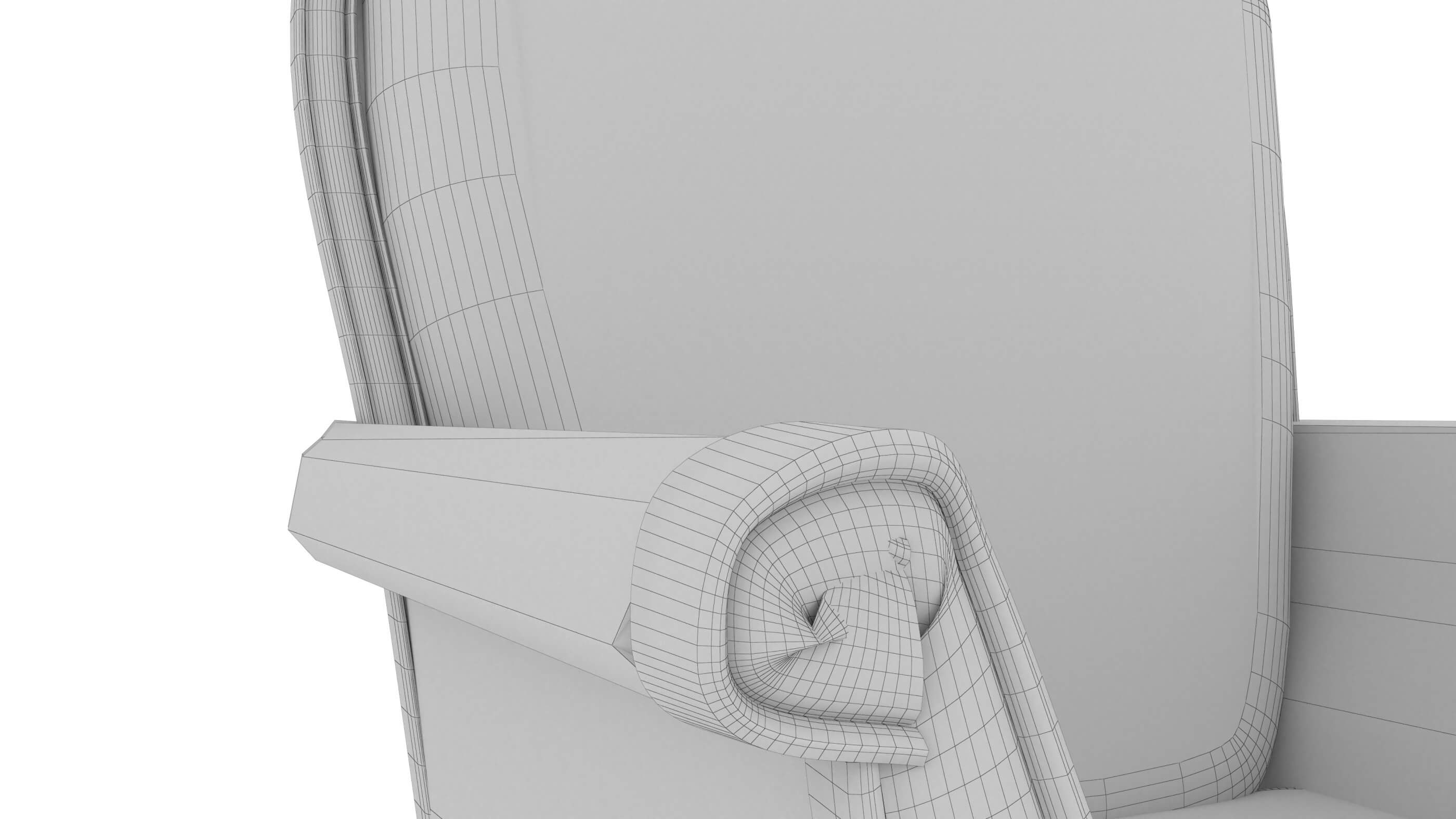 Armchair Classy 4K - 3D Model by Pictorer