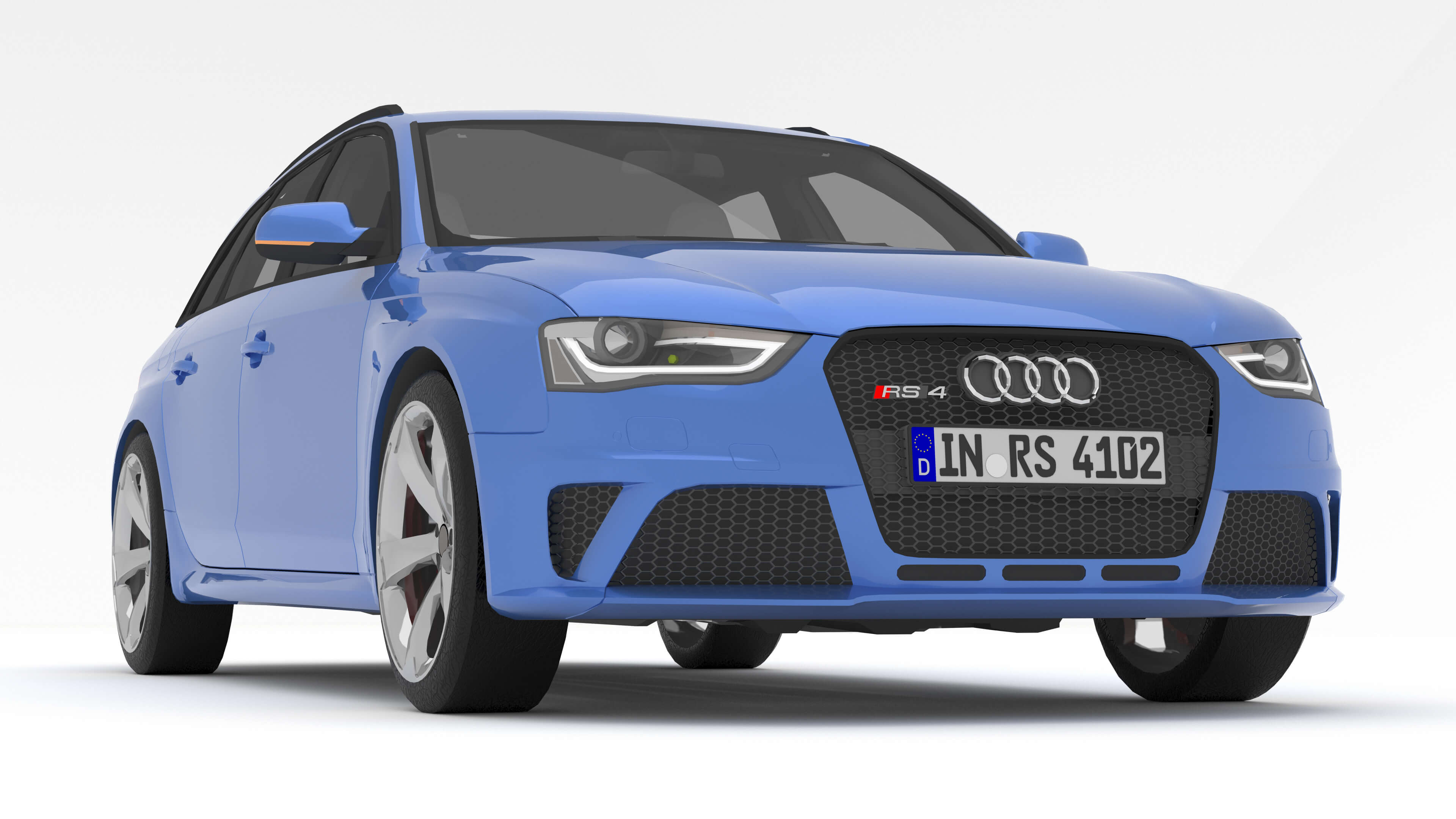 Audi RS4 Avant Nogaro 8K - 3D Model by Pictorer