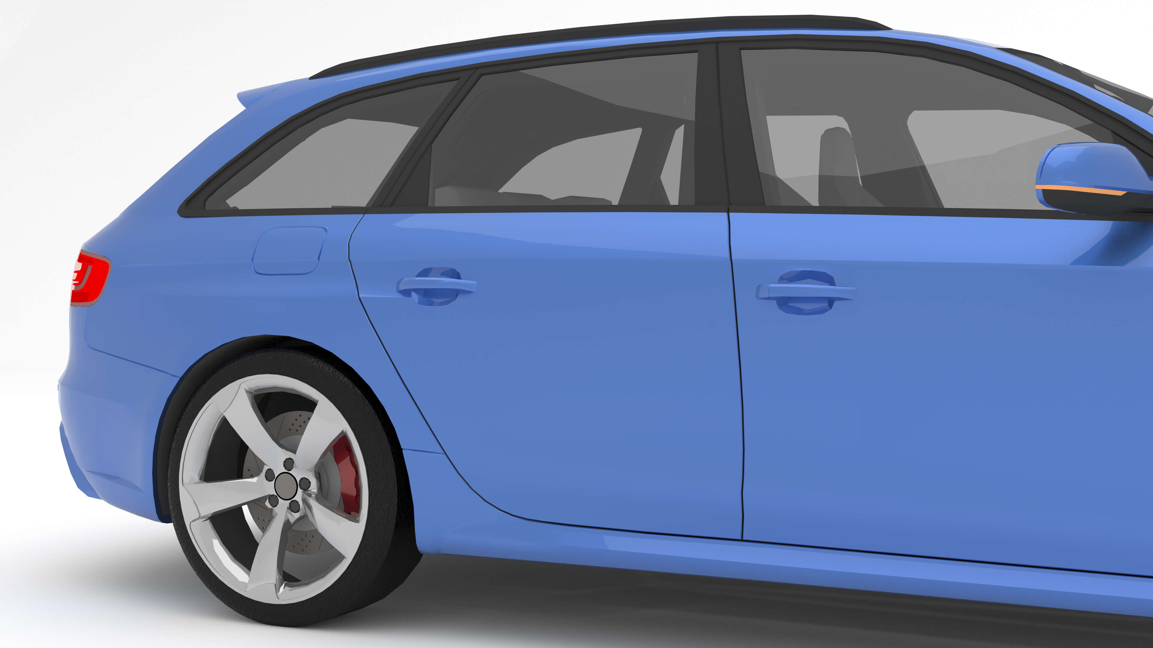 Audi RS4 Avant Nogaro 8K - 3D Model by Pictorer