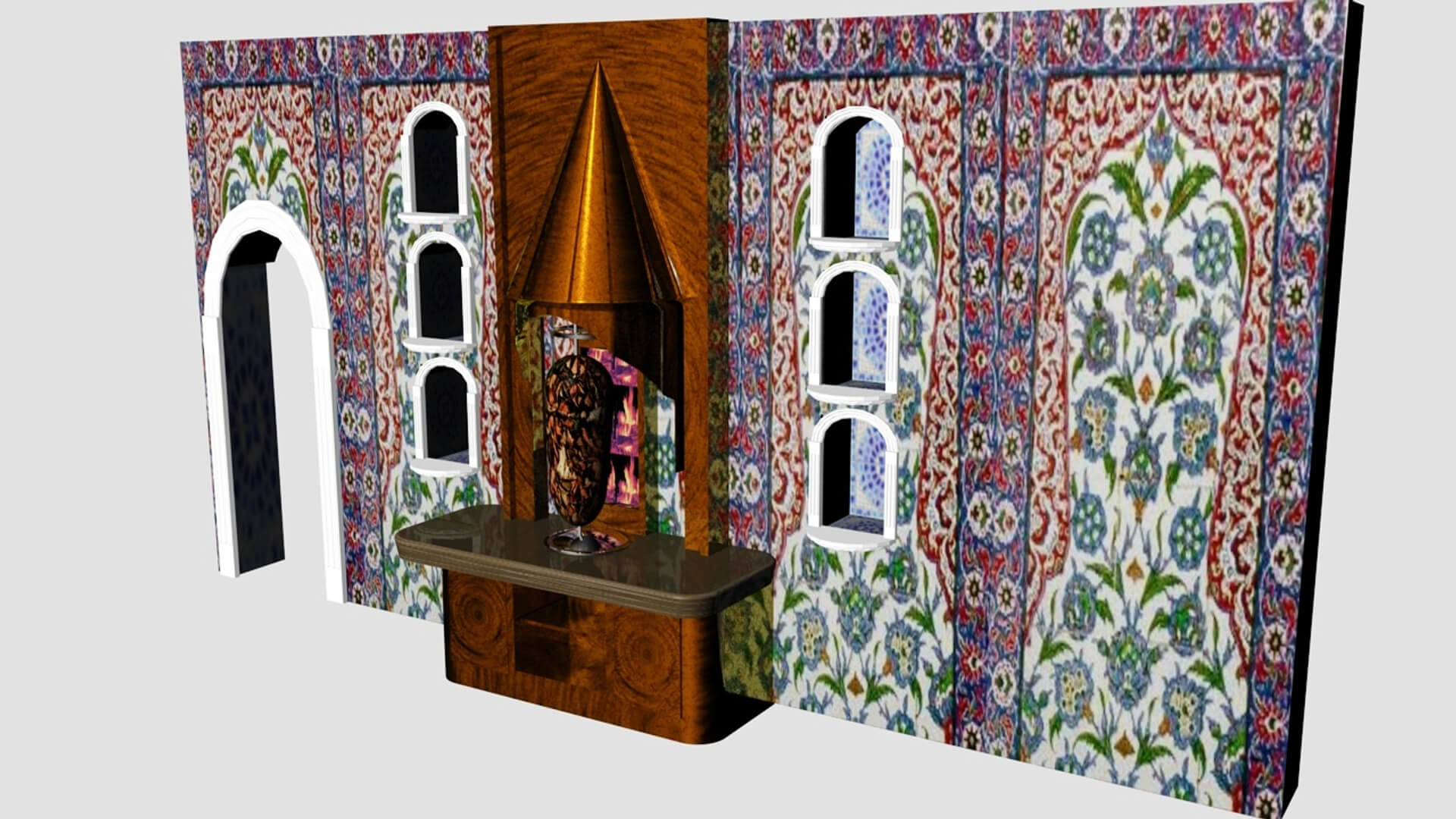 Authentic Restaurant - 3D Model by Pictorer