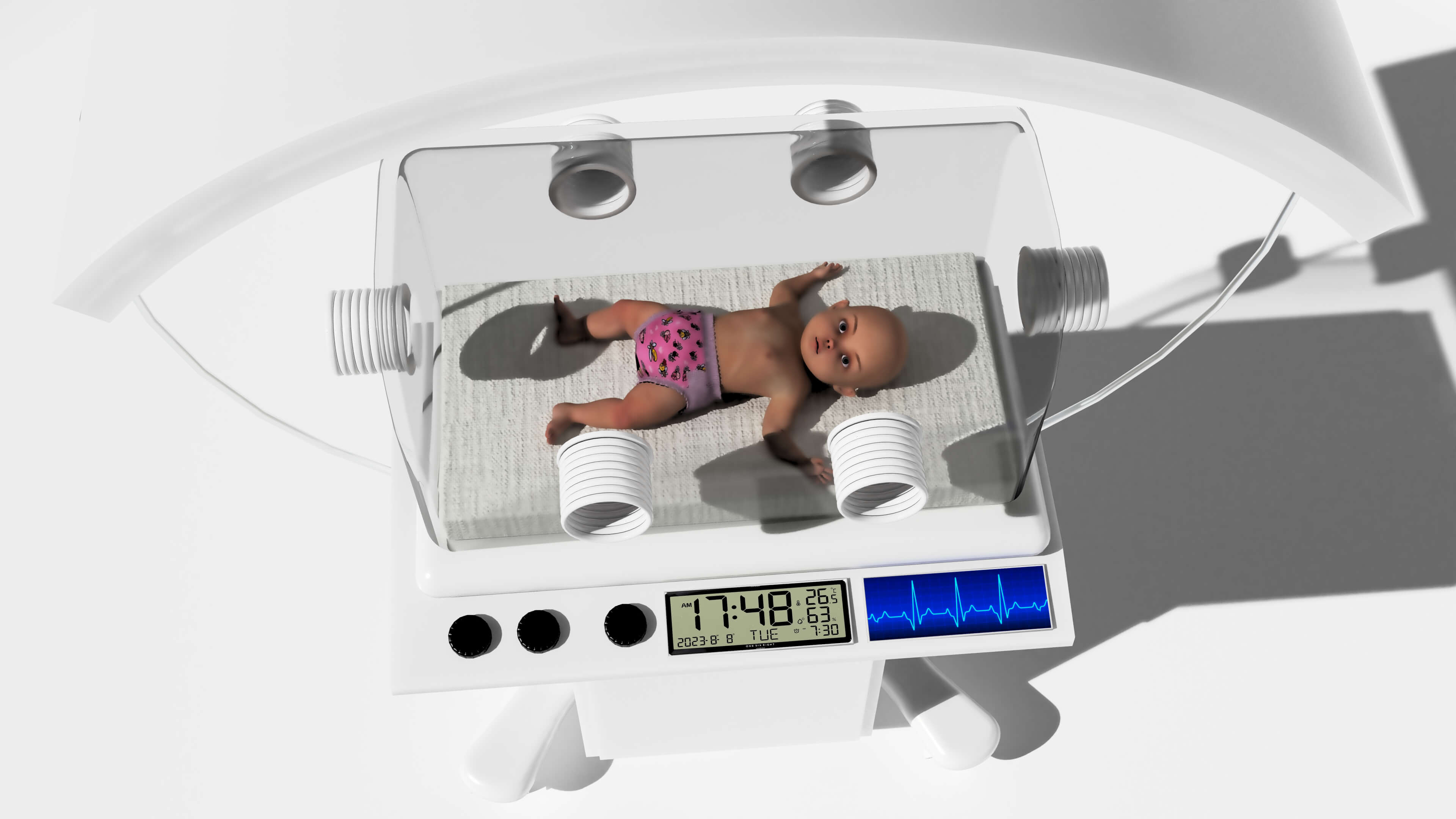 Baby Incubator 8K - 3D Model by Pictorer