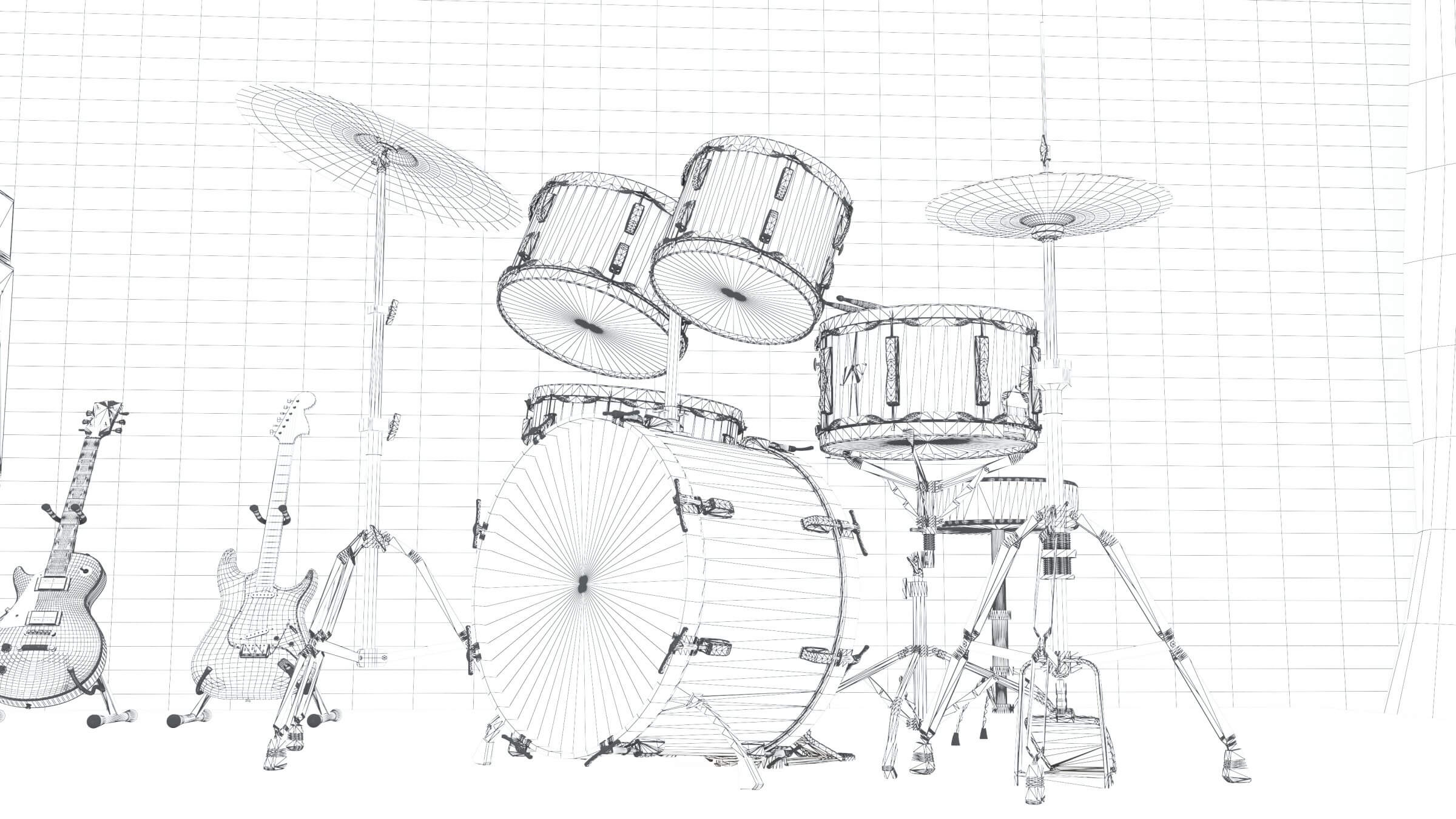 Band Version 2 - 4K 3D Model by Pictorer