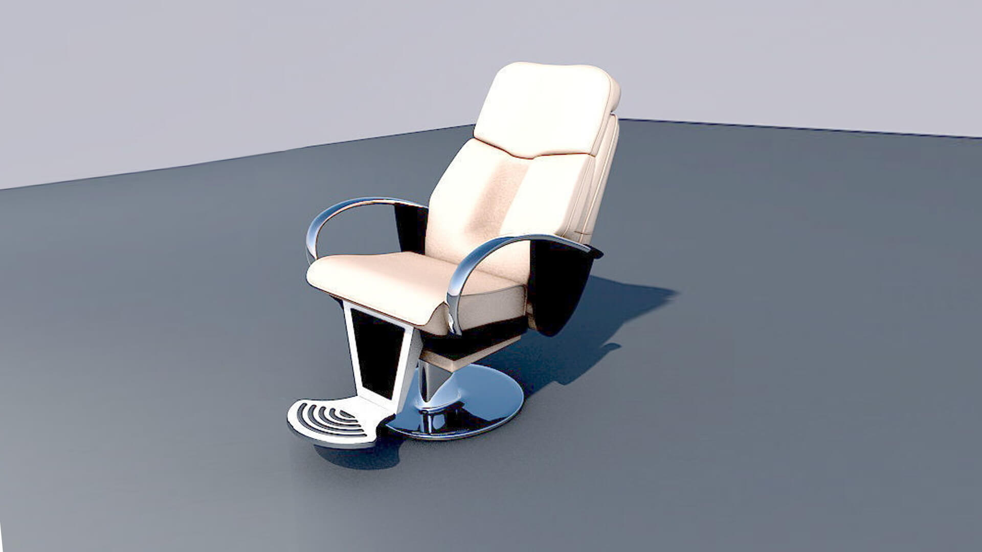 Barber Chair - 3D Model by Pictorer