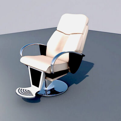 Barber Chair - 3D Model by Pictorer