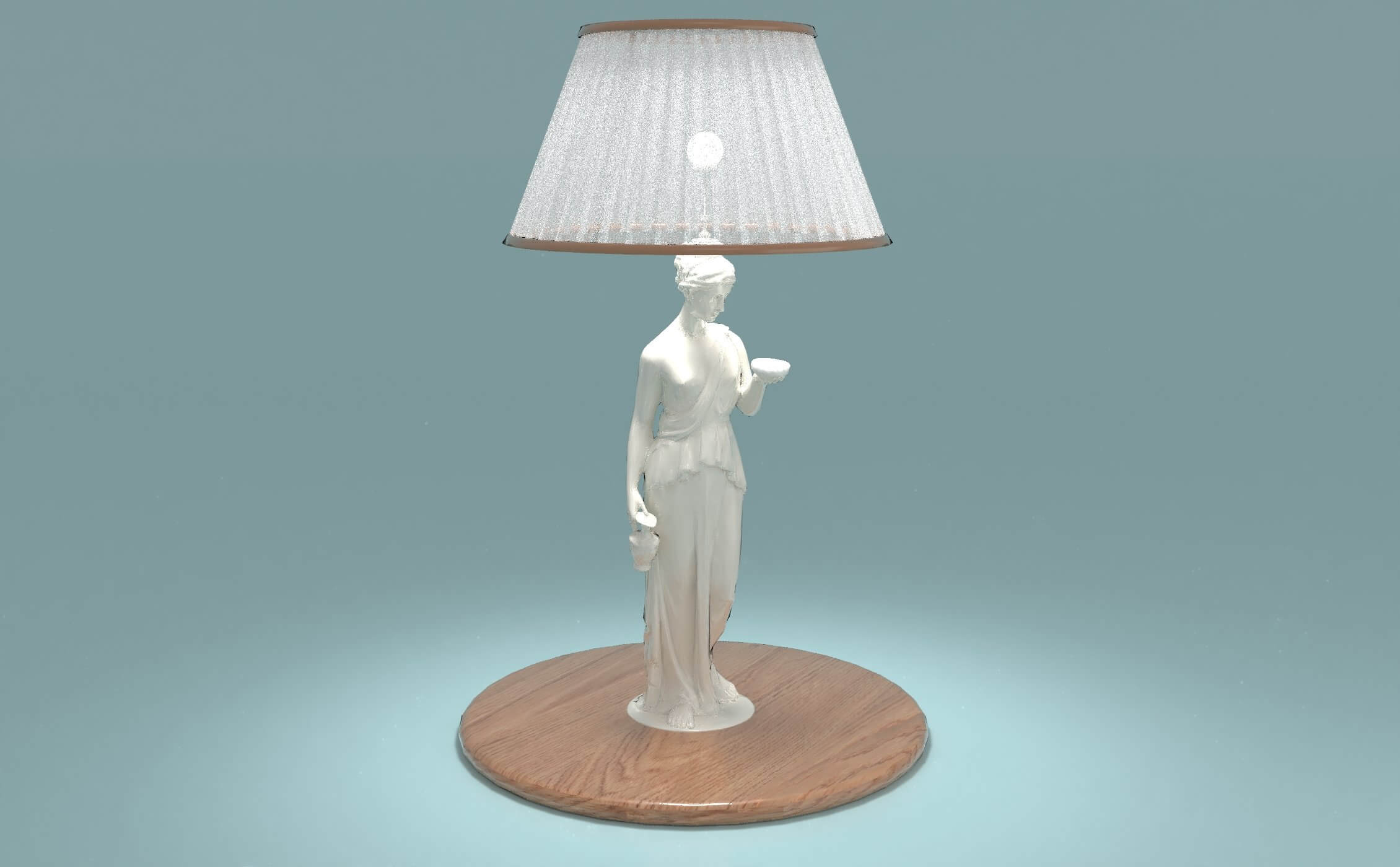 Bedside Lamp - 3D Model by Pictorer