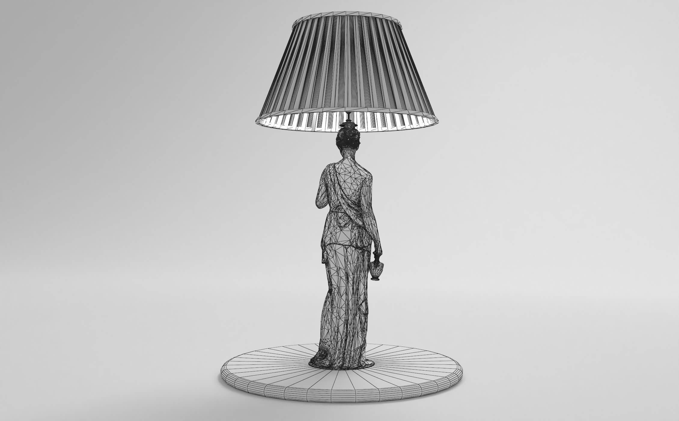 Bedside Lamp - 3D Model by Pictorer