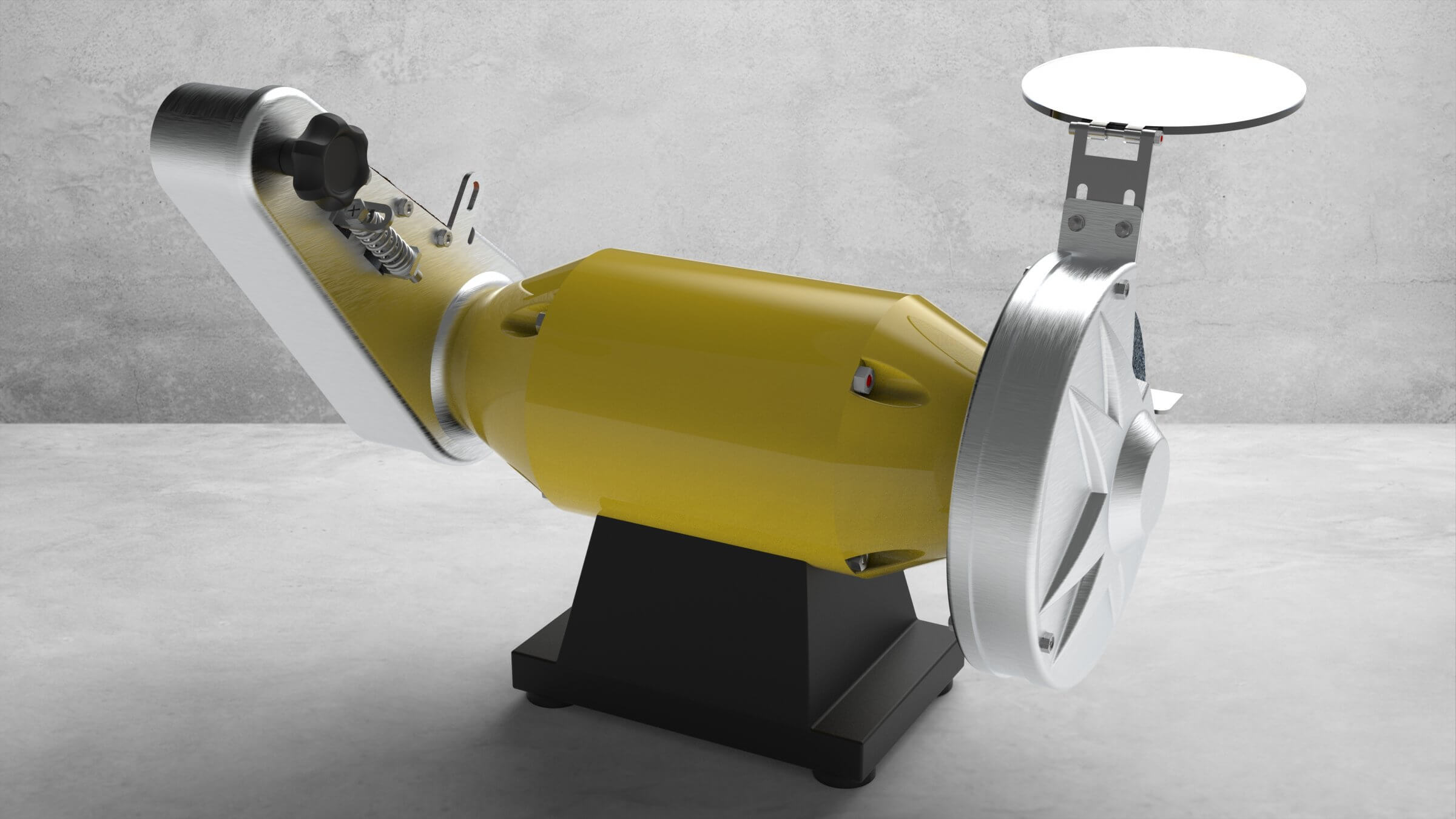 Bench Grinder 4K - 3D Model by Pictorer